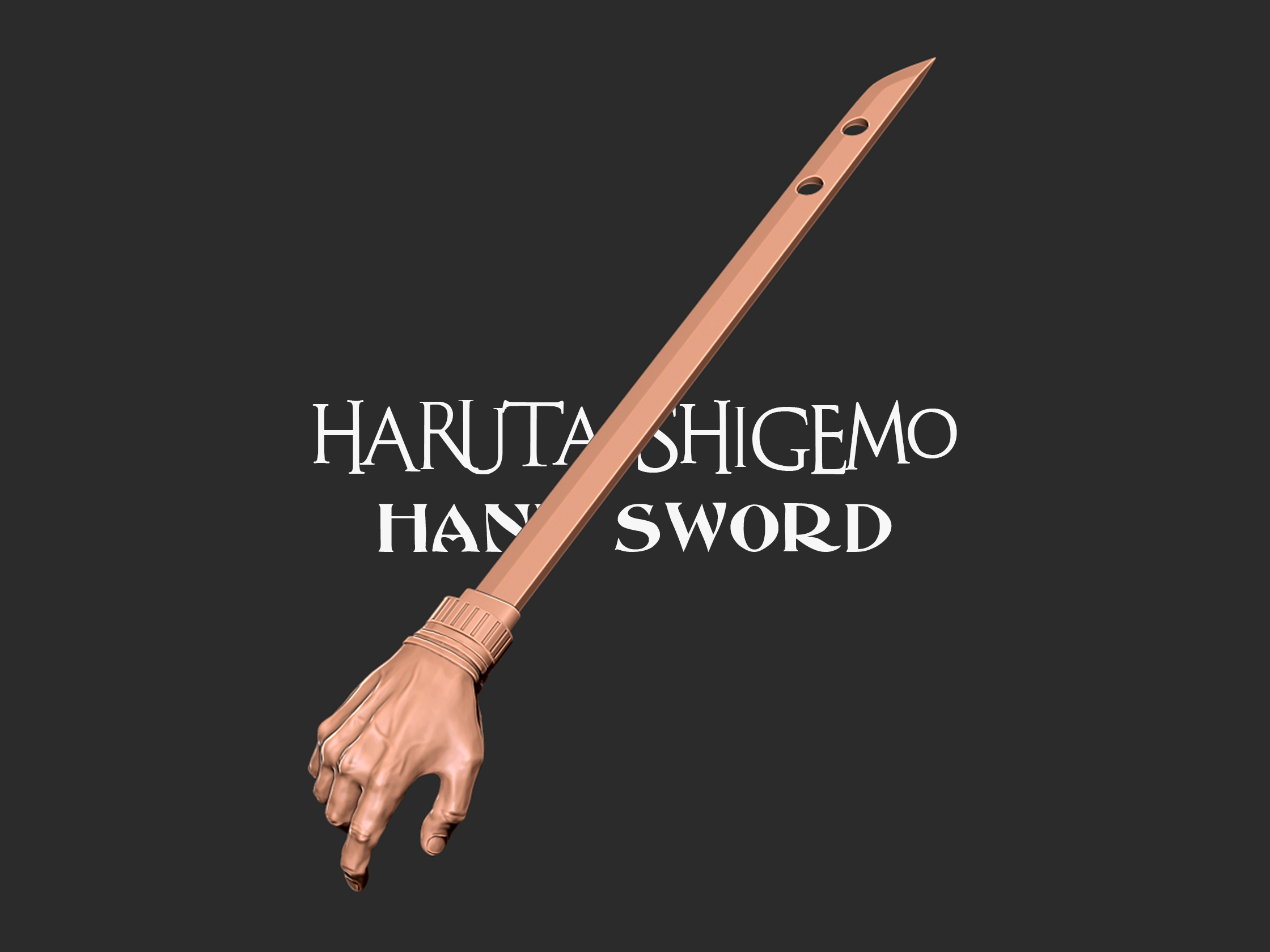 Shigemo Hand Sword - Jujutsu Kaisen Cosplay | 3D models download ...