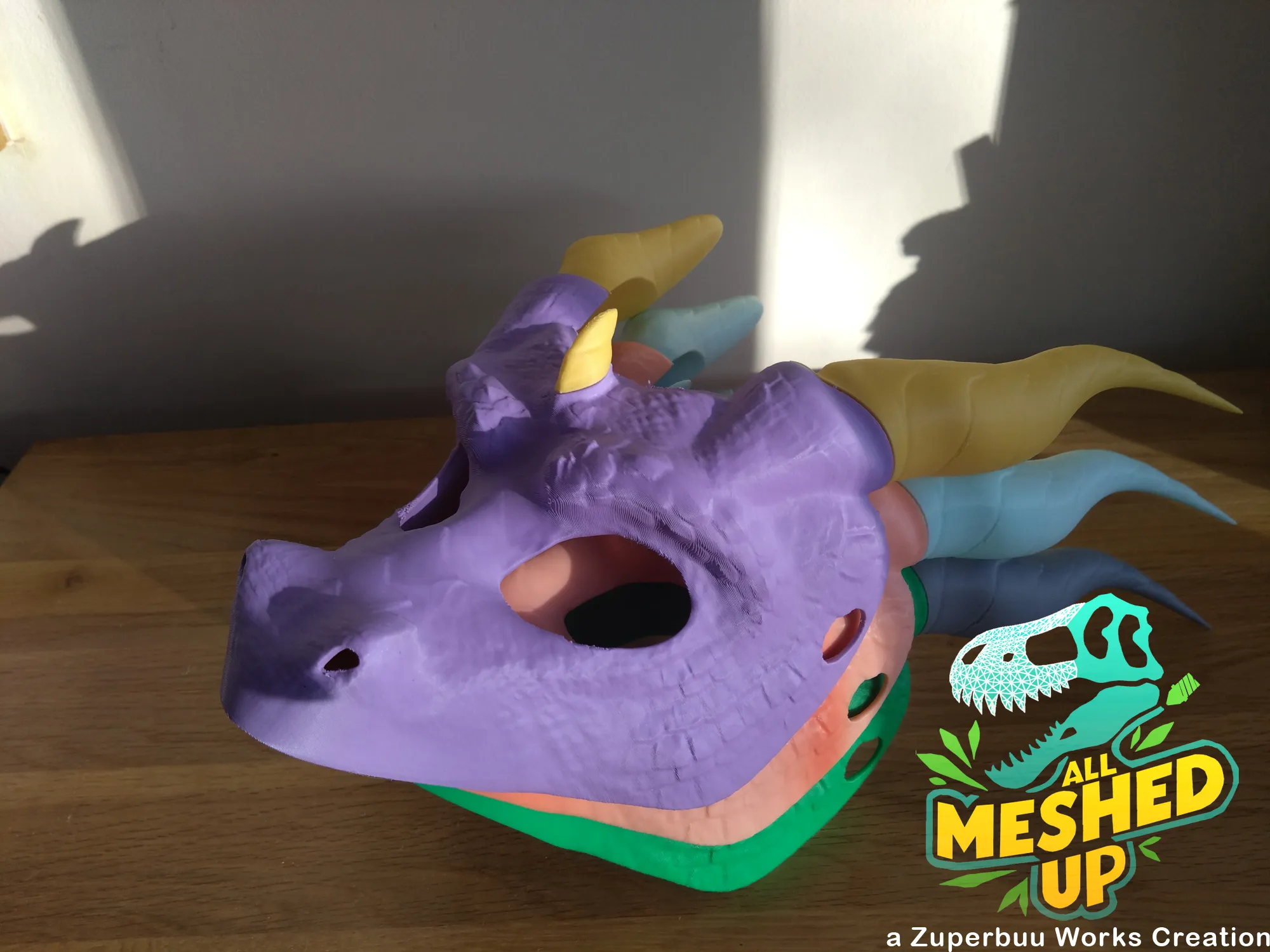 3D Printer Files | 3MF File | Western Dragon Masquerade Mask | Creality ...