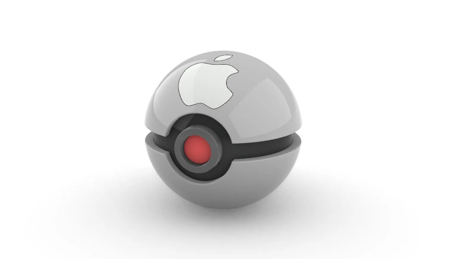 Pokeball Apple Ball | 3D models download | Creality Cloud