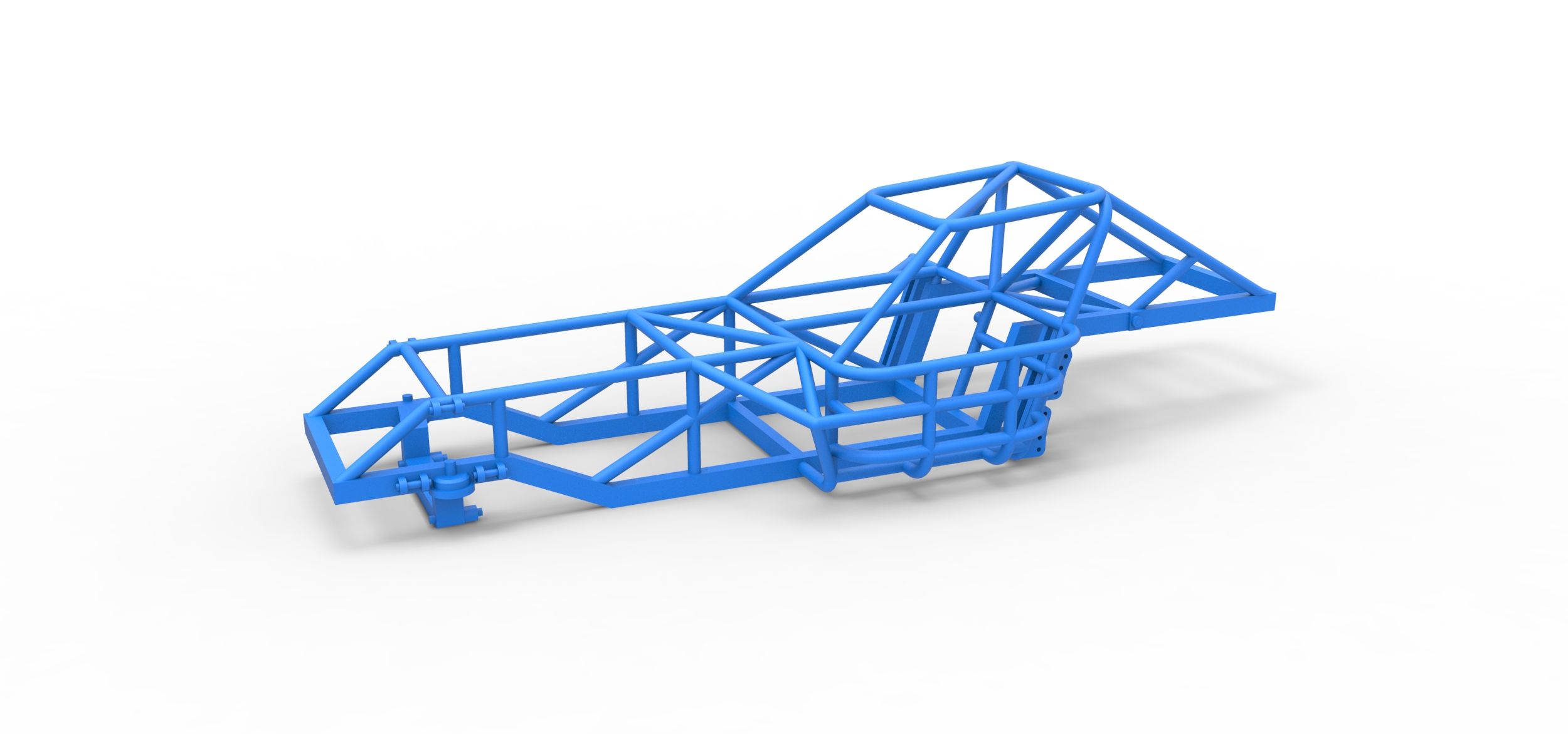 Frame of Dirt Modified stock car Scale 1:25 | 3D models download ...