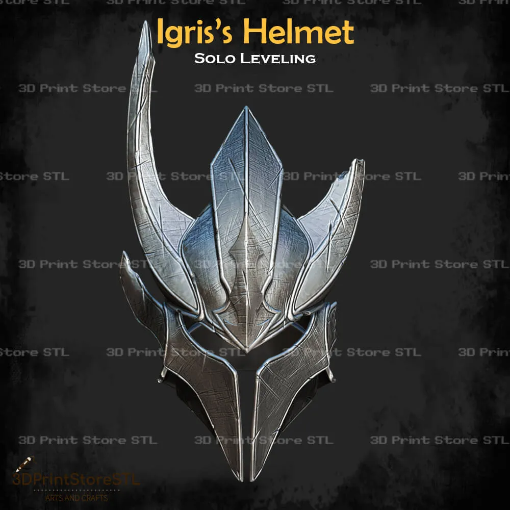 Cosplay STL Download - Igris Helmet Cosplay Solo Leveling - STL Fileby ...
