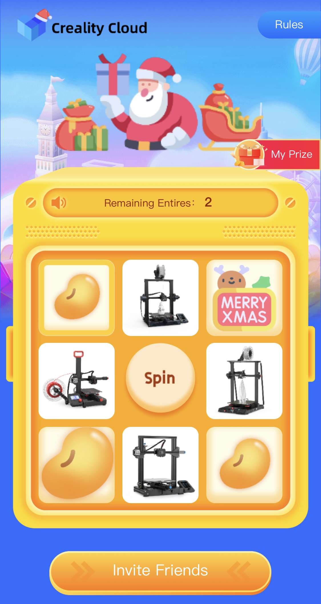 Try Your Luck & Spin the Wheel – Christmas Raffle