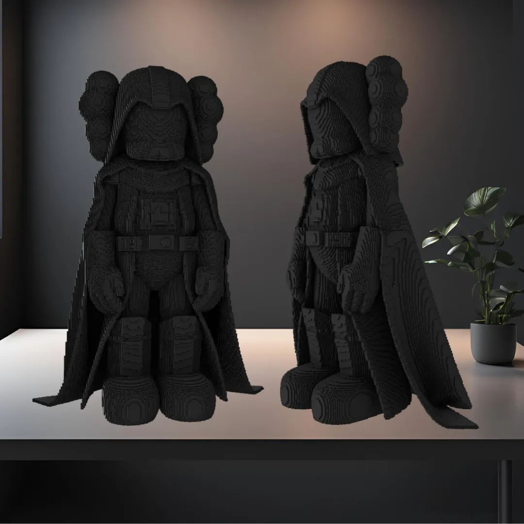 Other STL Download - Voxel KAWS Darth Vader - Pixel Art (Multiple ...