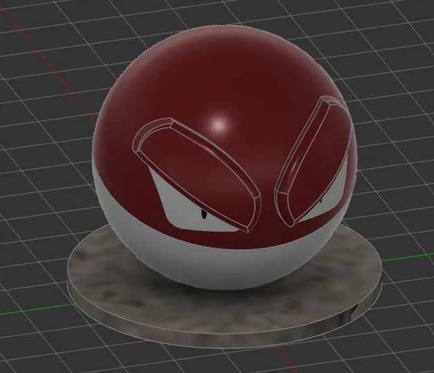 Pokemon 0100 Voltorb pot plant or mug | 3D models download | Creality Cloud