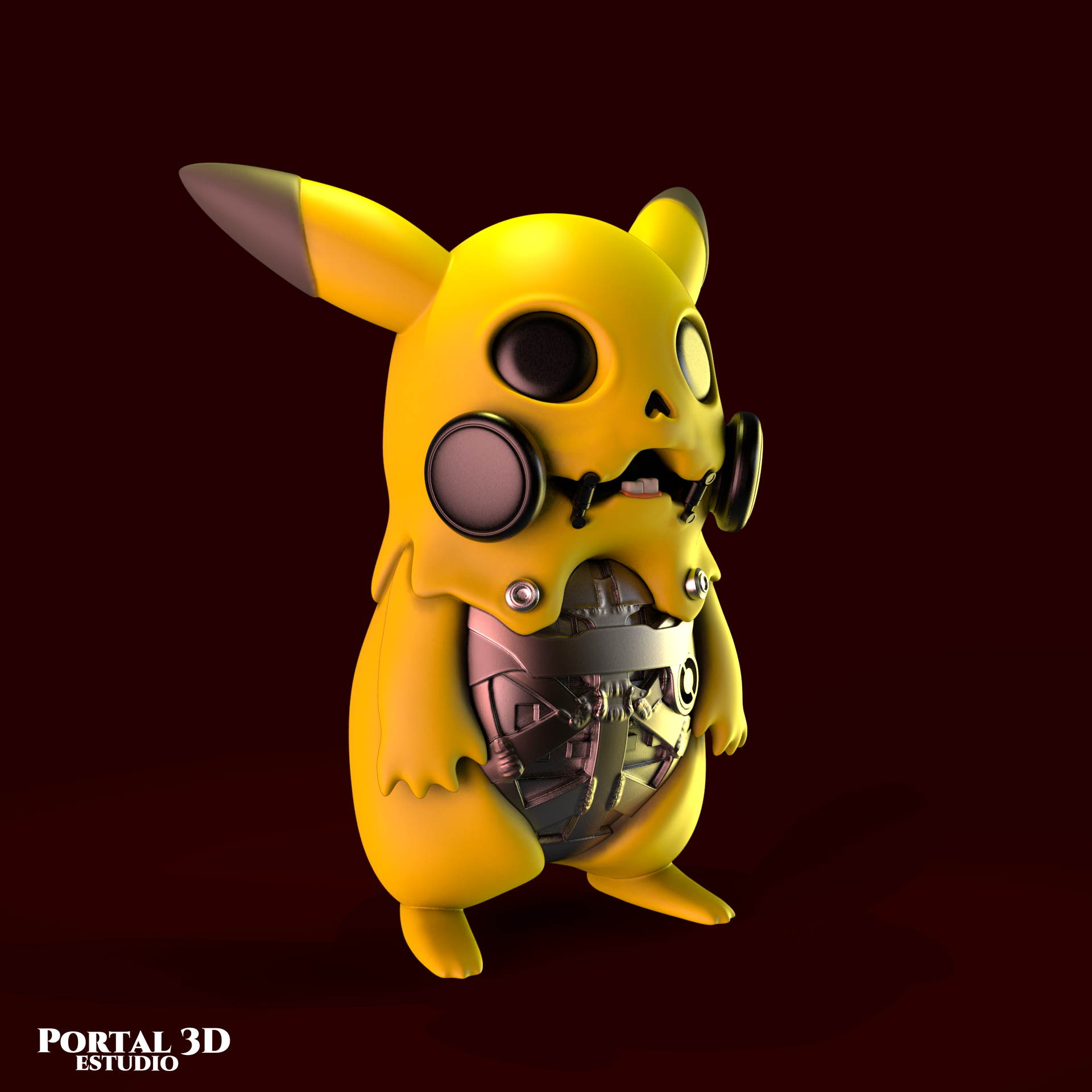 POKEMON PIKACHU/CYBORG | 3D models download | Creality Cloud
