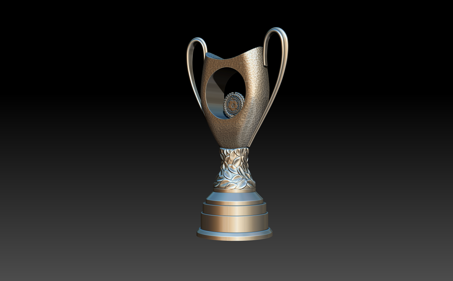 Greek Soccer Trophy: Exquisite 3D Replica | 3D models download ...