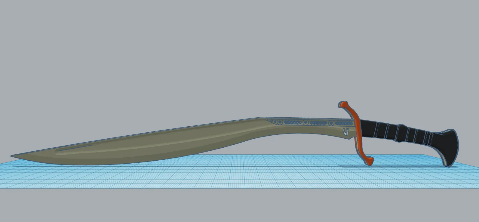 28 Inch Chitlangi Talwar Sword | 3D models download | Creality Cloud