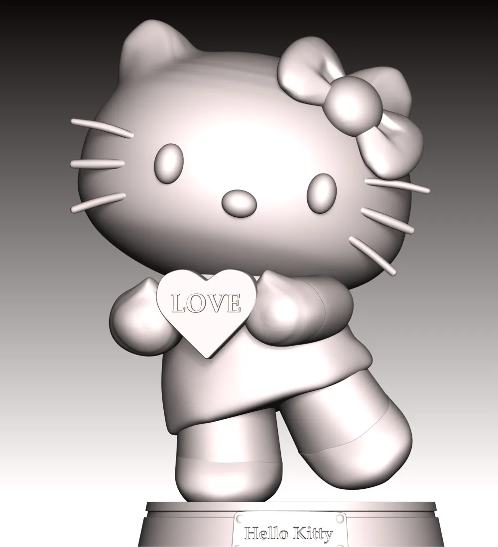Characters & Creatures STL Download - Hello Kitty Fan Artby LoveModels