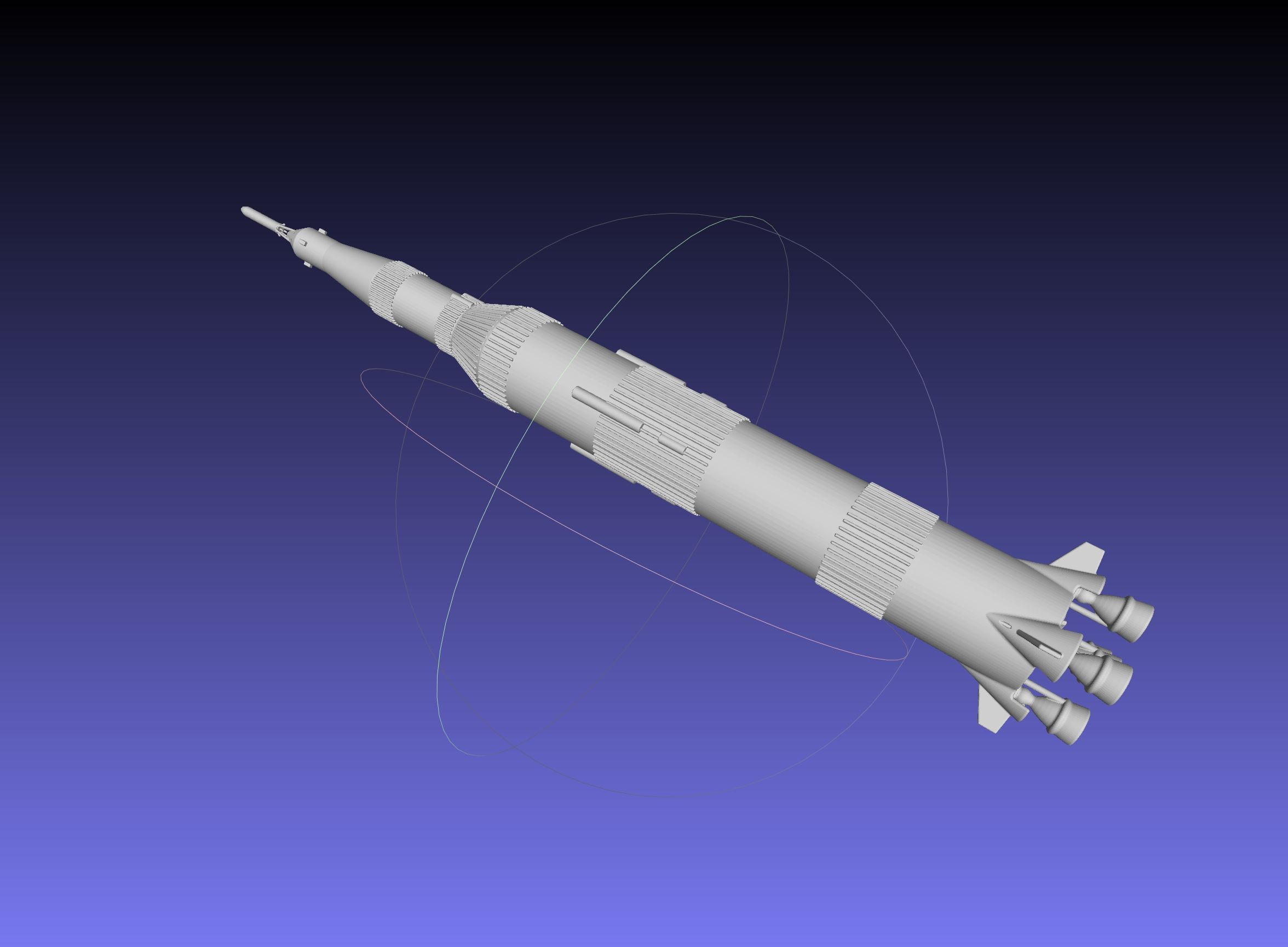 Saturn V Basic Miniature | 3D models download | Creality Cloud