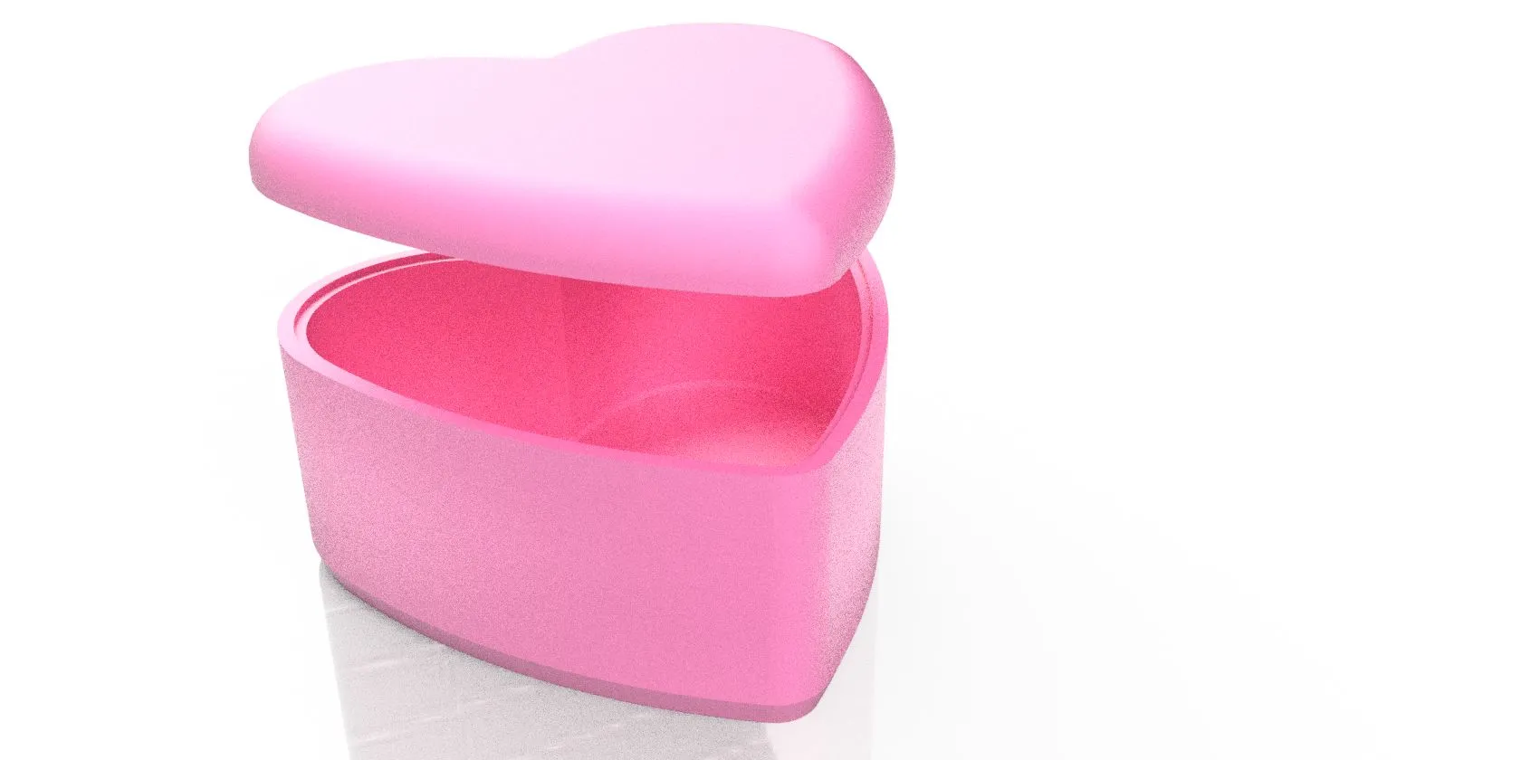 3D Printer Files | 3MF File | Caja corazón | Creality Cloud