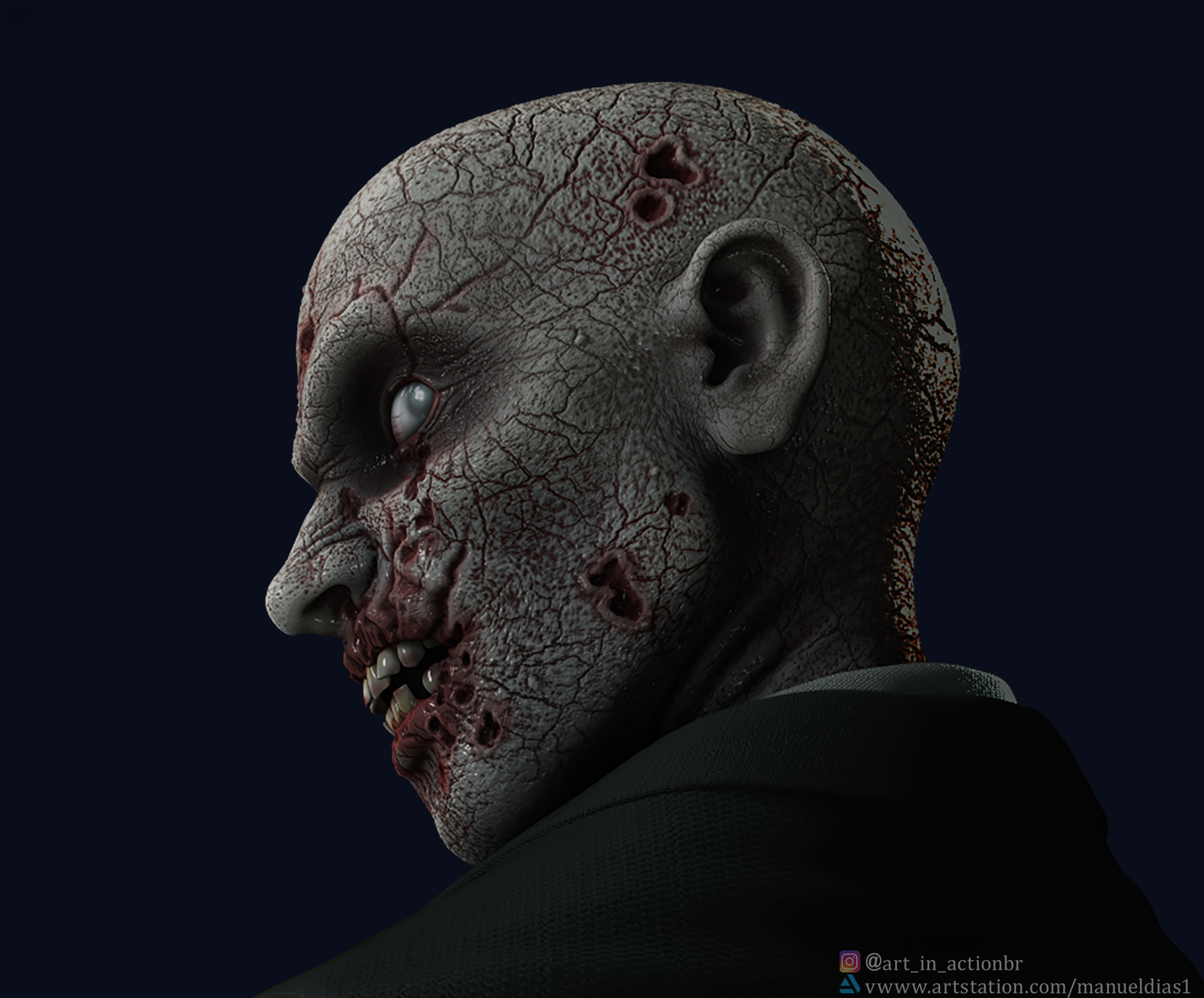 RESIDENT EVIL - FIRST ZOMBIE | 3D models download | Creality Cloud