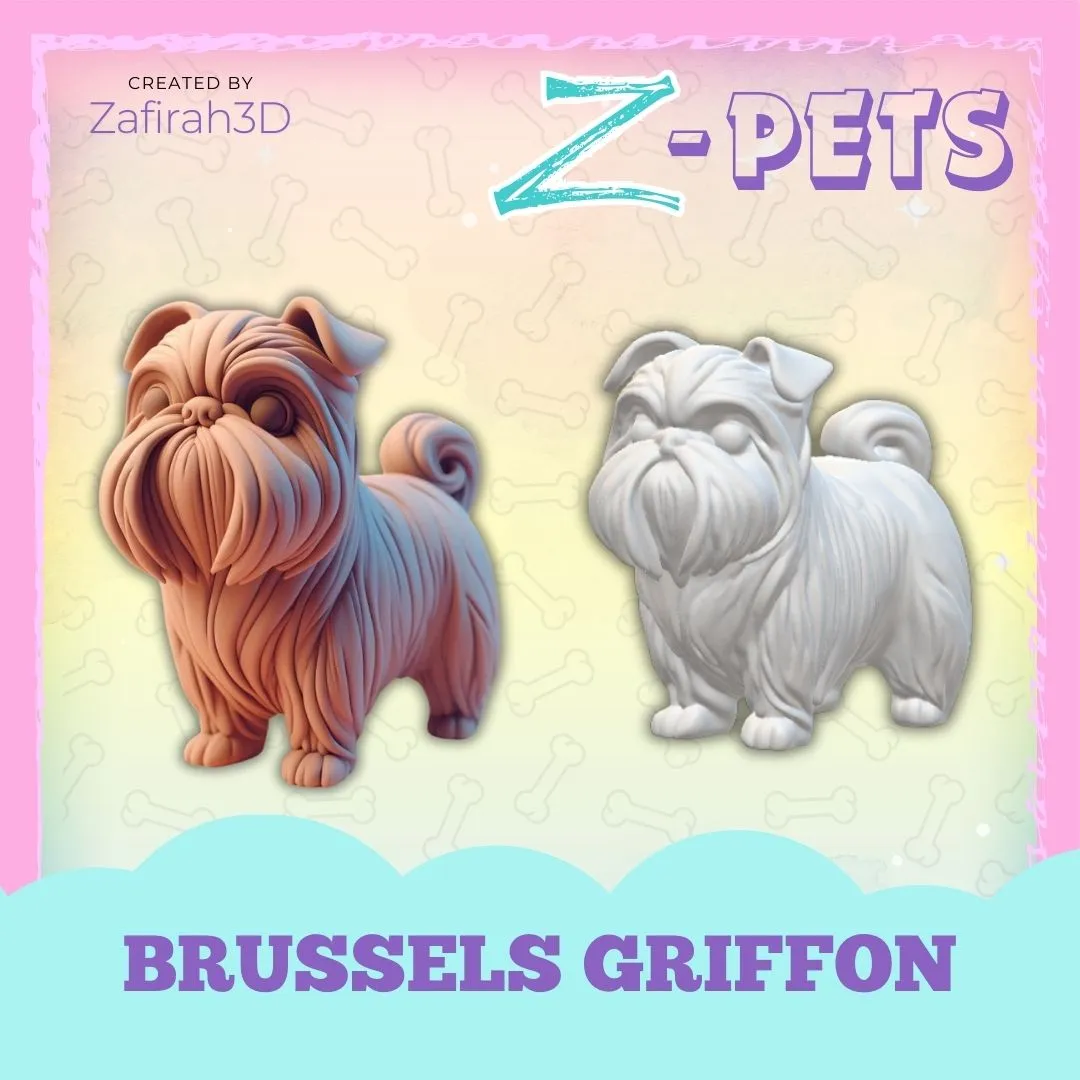 Characters & Creatures STL Download - Z-PETS BRUSSELS GRIFFONby Zafirah ...