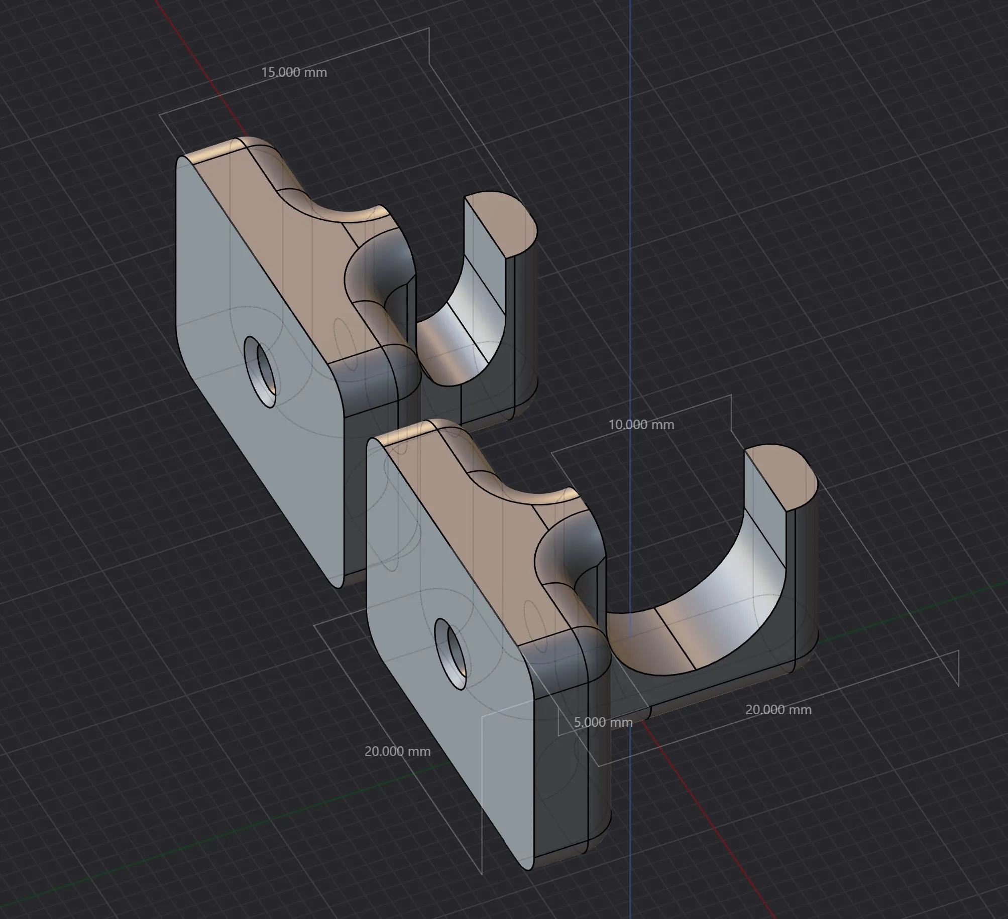 3D Printer Files | 3MF File | Small Curved Hook | Creality Cloud