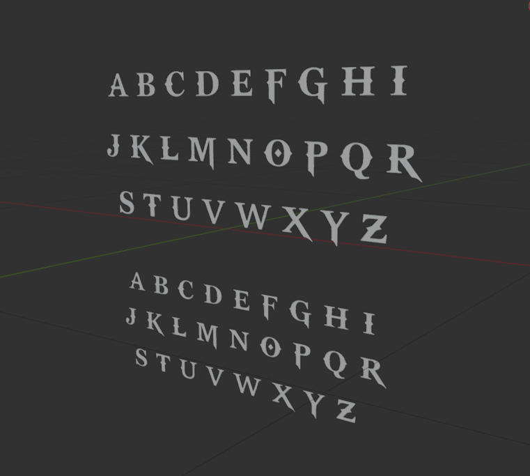 GOD OF WAR LETTERS | 3D models download | Creality Cloud