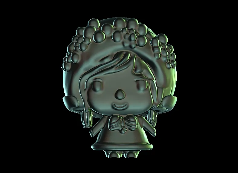 3D Printer Files | 3MF File | Cute Little Girl Valentines day Gift ...