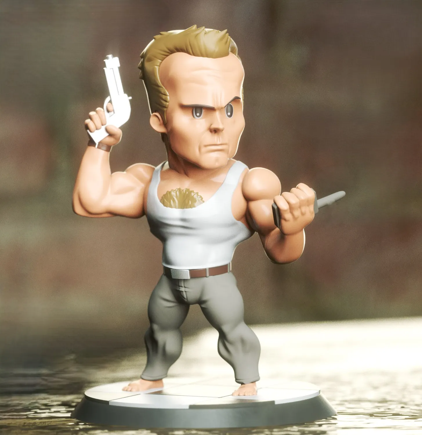 Characters & Creatures STL Download - Chibi Action Hero - STLby ...