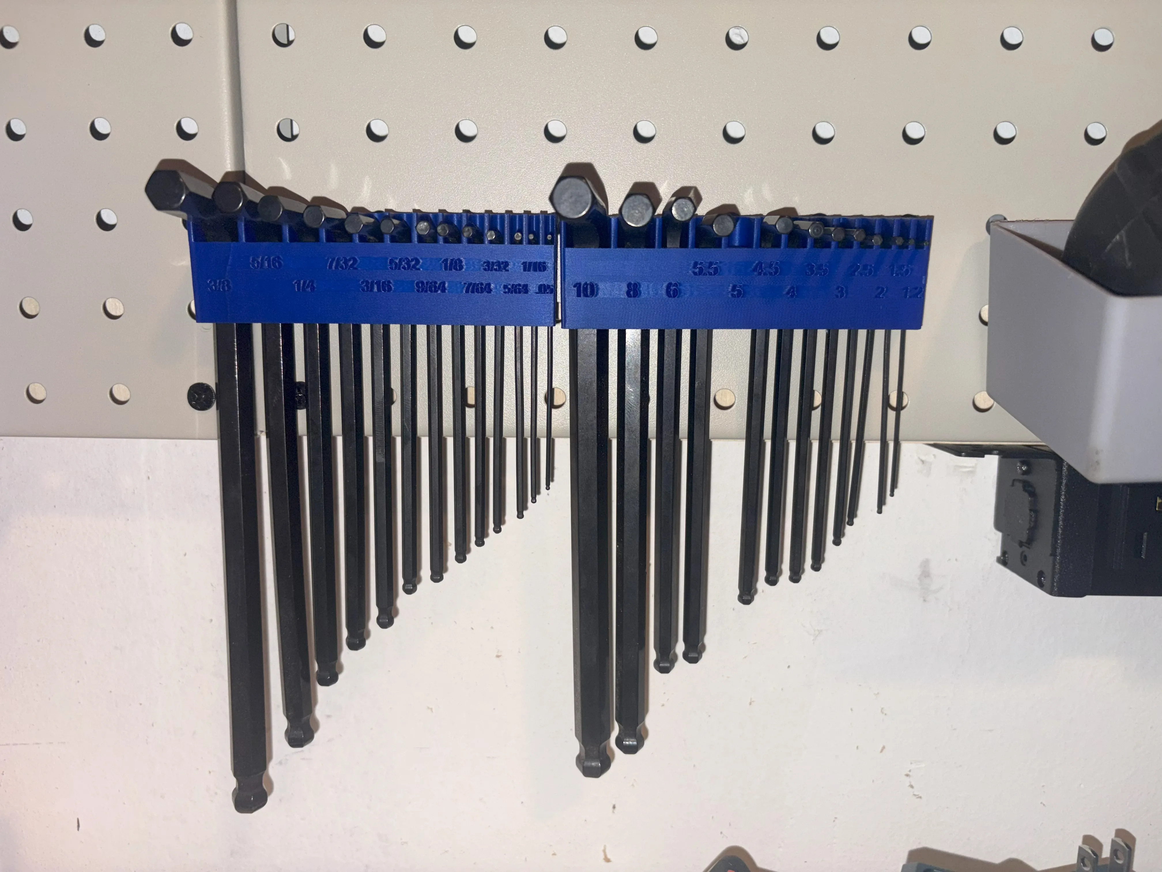 Free Tools & Spare Parts STL Download - Metric and Standard Allen Key (Hex Key) holder for ...