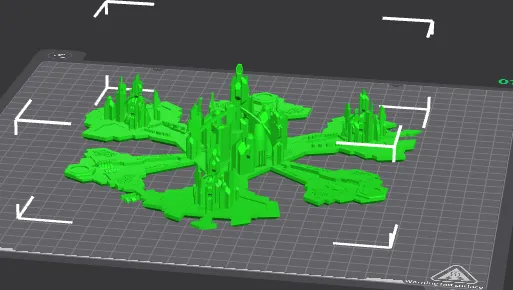 3D Printer Files | 3MF File | Atlantis City | Creality Cloud