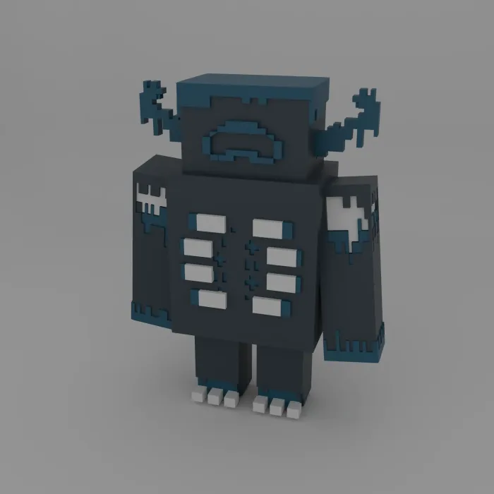 minecraft warden | 3D models download | Creality Cloud