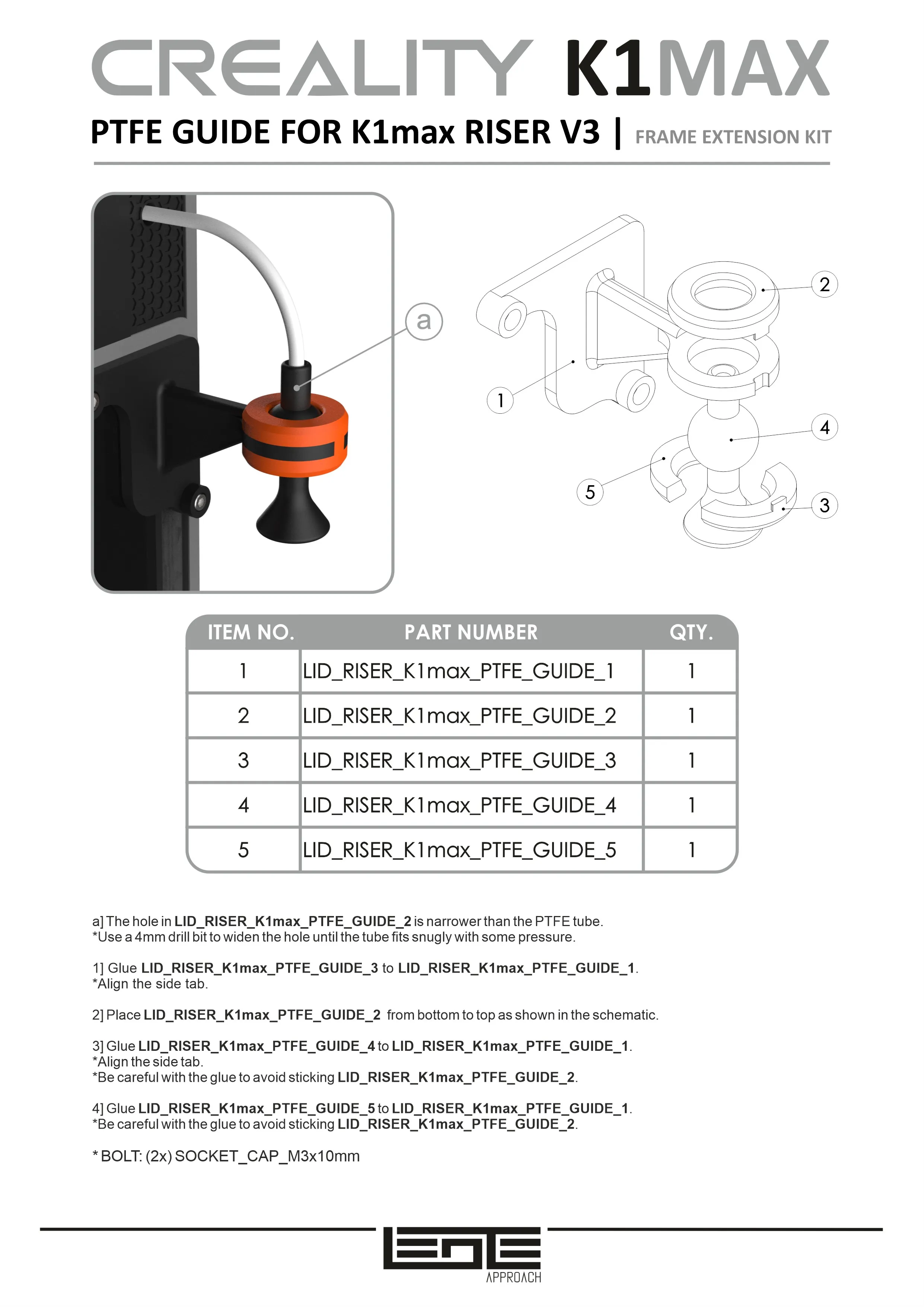 3D Printer Files | 3MF File | CREALITY K1max PTFE TUBE GUIDE[ FOR K1max ...