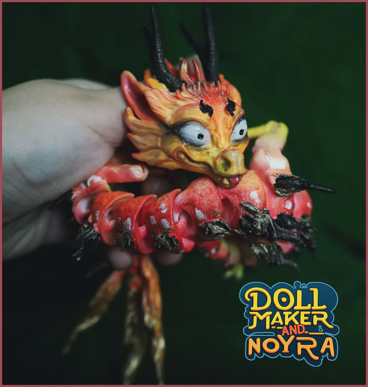 Characters & Creatures STL Download - Flexi dragon: big eyed dummy ...