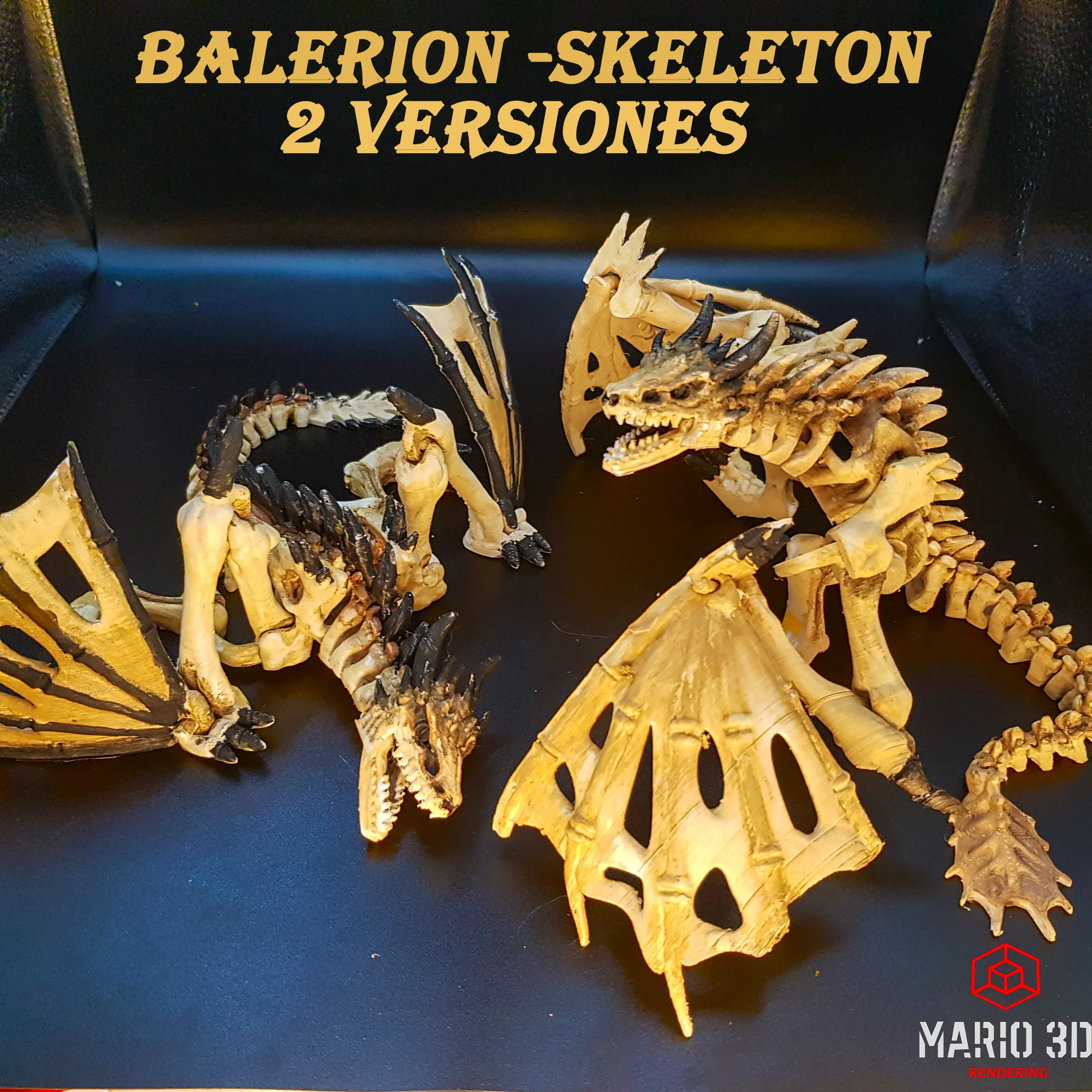 Characters & Creatures STL Download - dragon_balerion_print_in_placeby ...