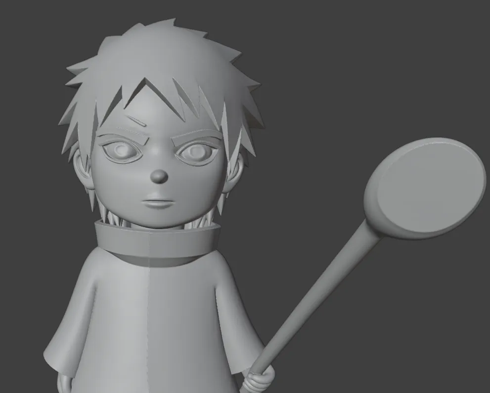 Characters & Creatures STL Download - Miniatura Obito Uchihaby 3DImpresions