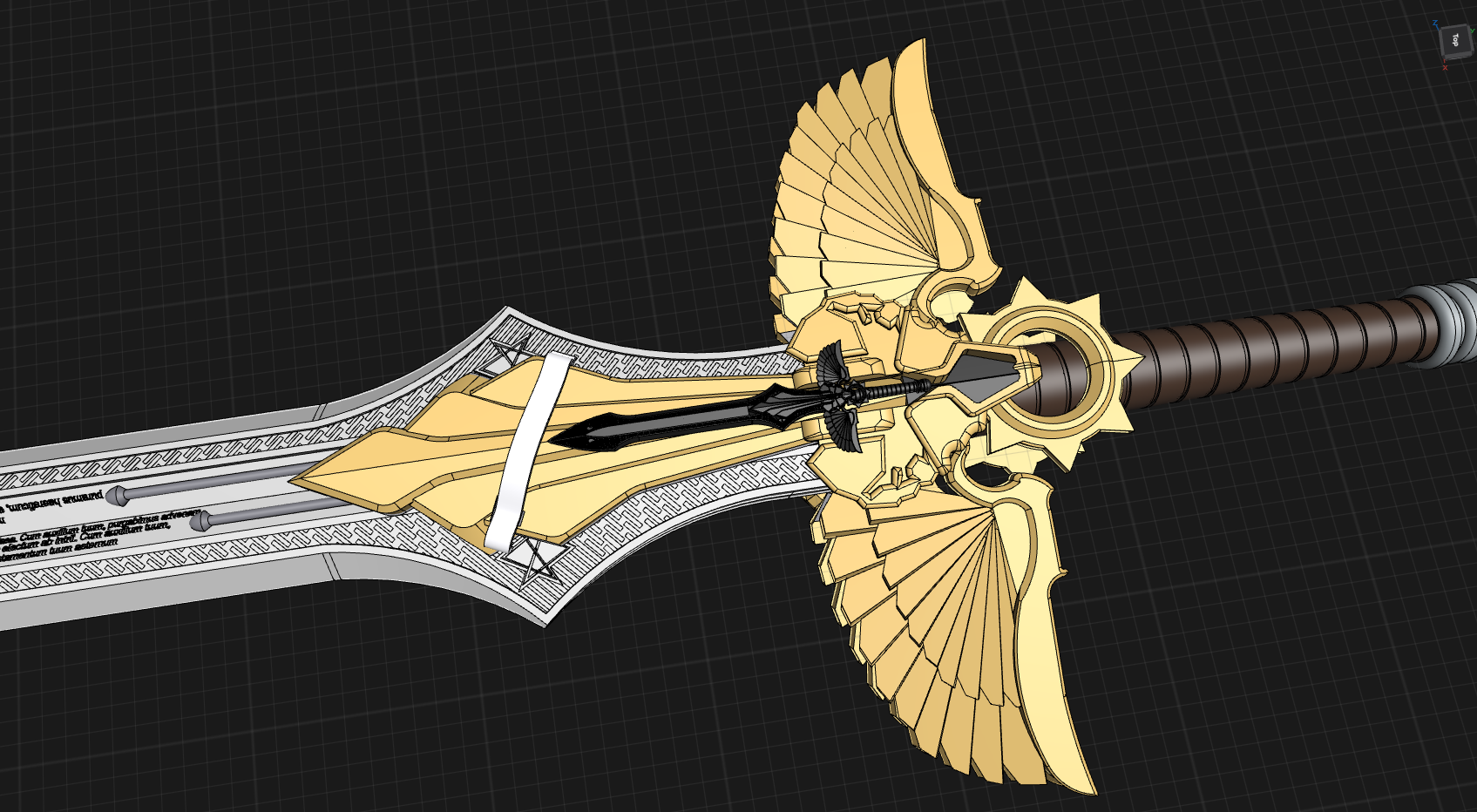 Dark angels sword of Caliban | 3D models download | Creality Cloud