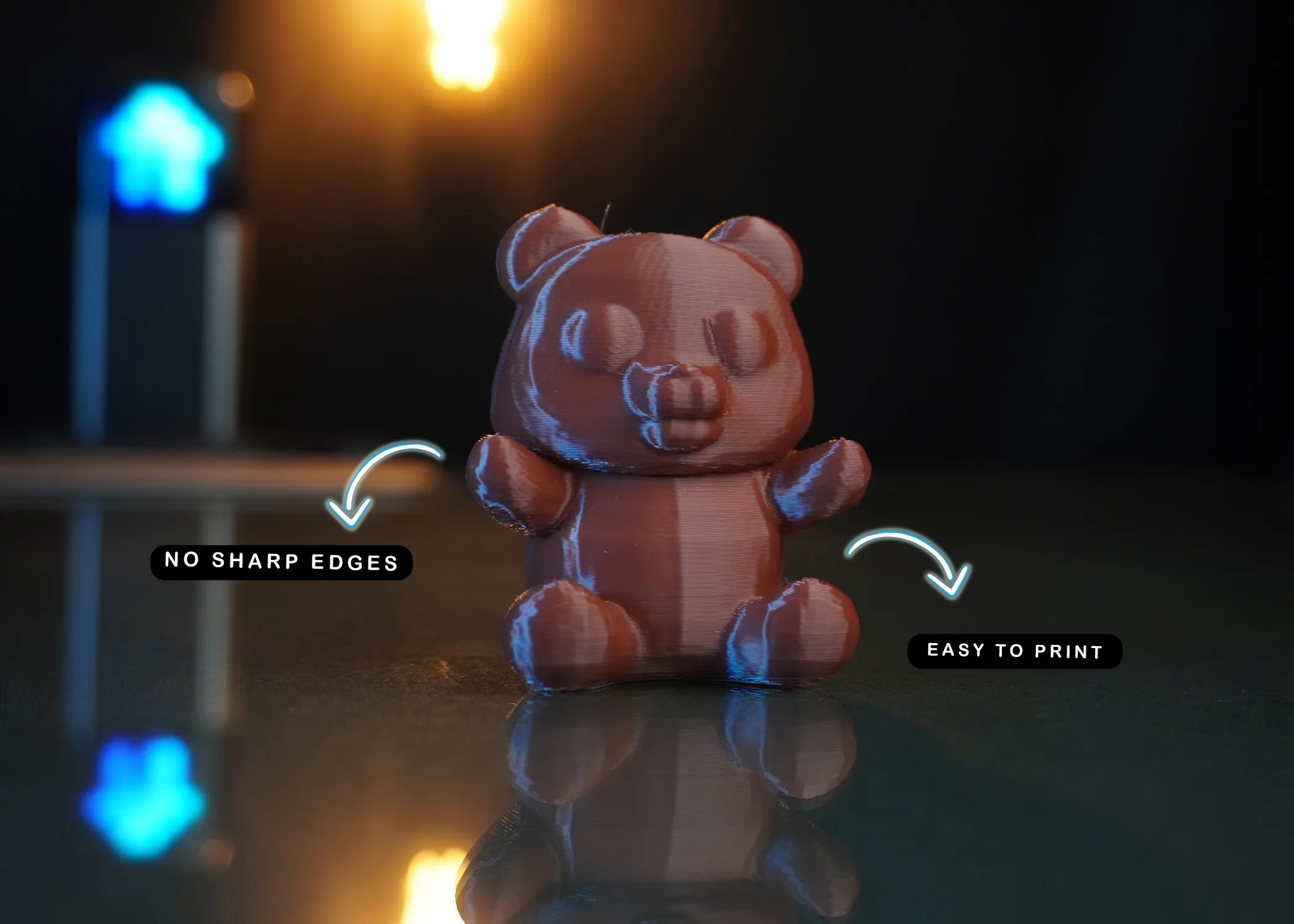 3D Printer Files | 3MF File | Chubby Bear Toy | Creality Cloud