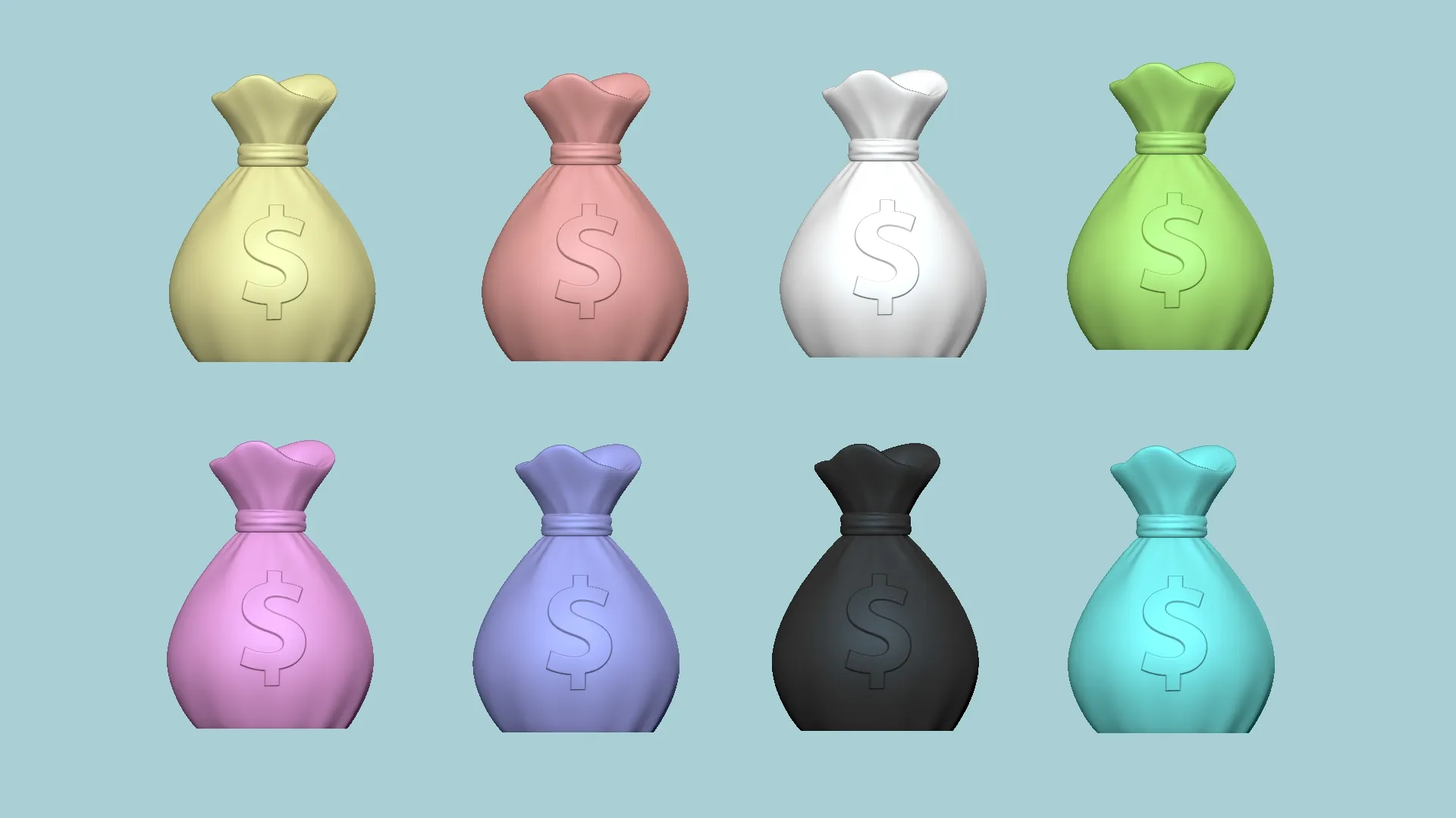 Badges & Coins STL Download - Money Bag - Piggy Bank - PiggyBank Coin ...