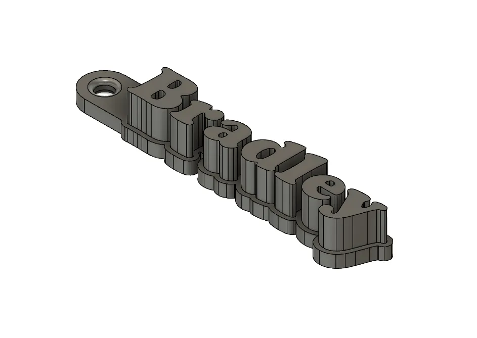 Jewelry & Accessories STL Download - Bradley Keychain / Keyringby Trash ...