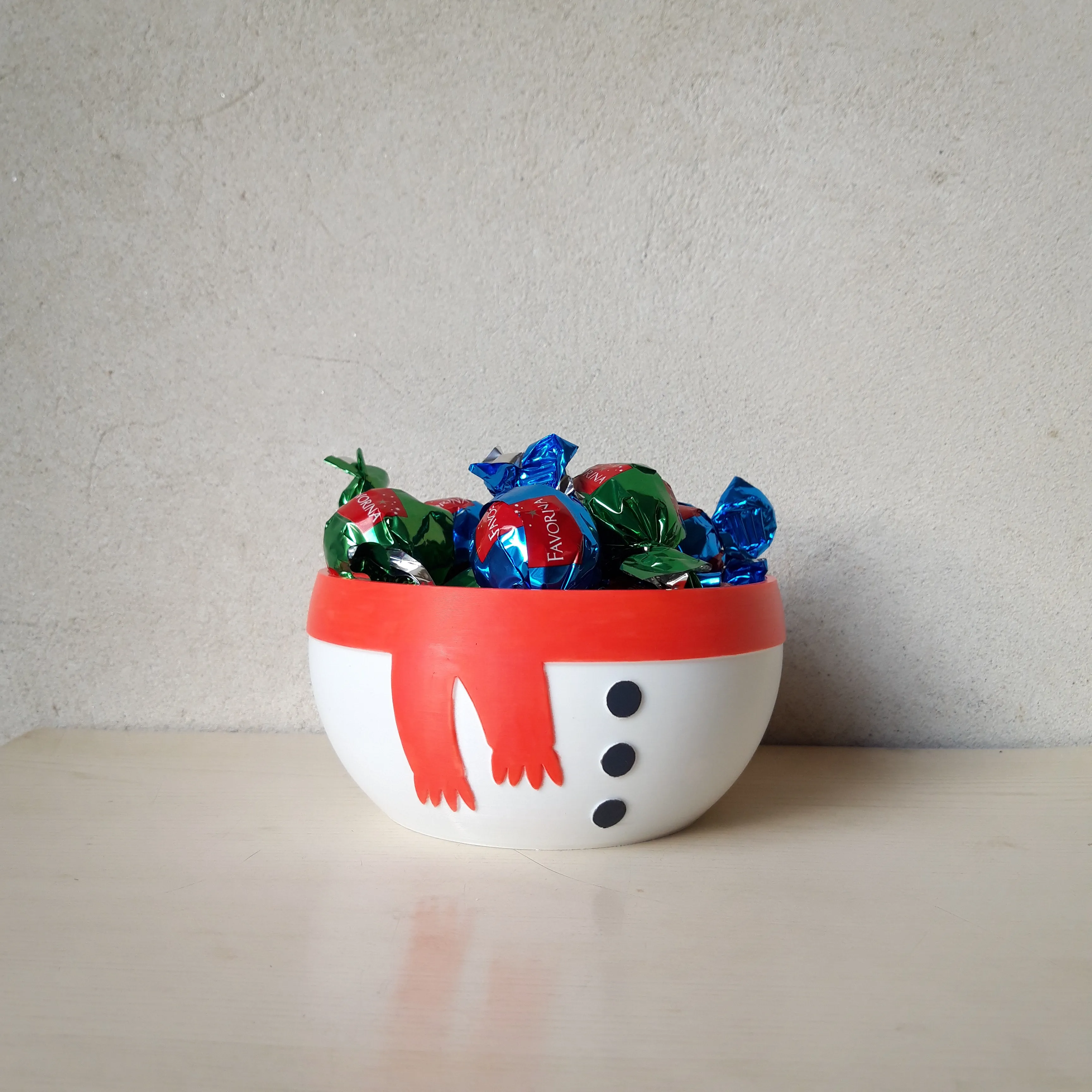 Home Decorations & Ornaments STL Download - Snowman bowlby Vuki Production