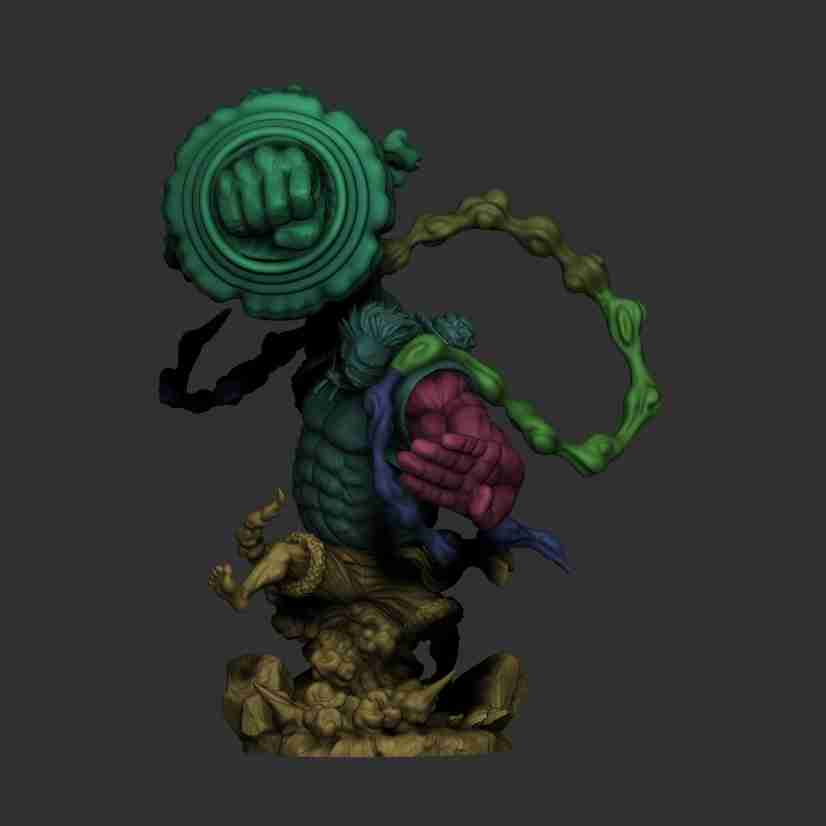 LUFFY GEAR 4 KONG GUN - FAN ART | 3D models download | Creality Cloud