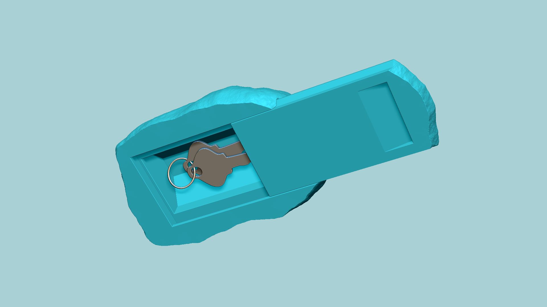 Rock Realistic Secret Key Hide STL - Outdoor Stone | Descărcare modele ...