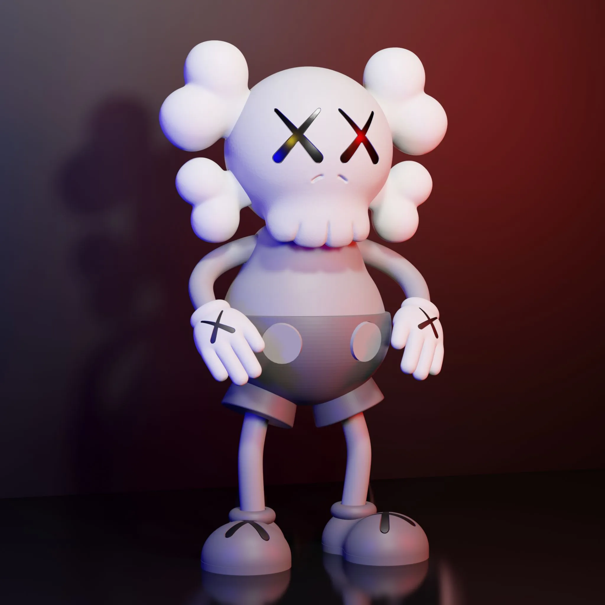 Other STL Download - KAWS BY COLORSby Aslan3D