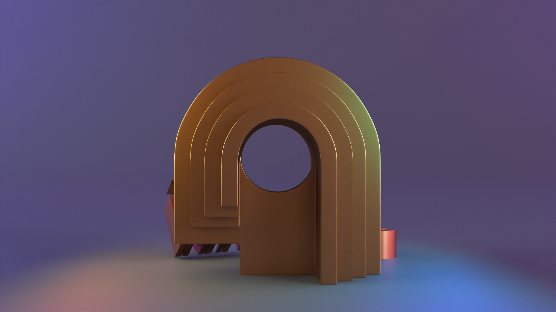 Arch form desktop decor object | 3D models download | Creality Cloud