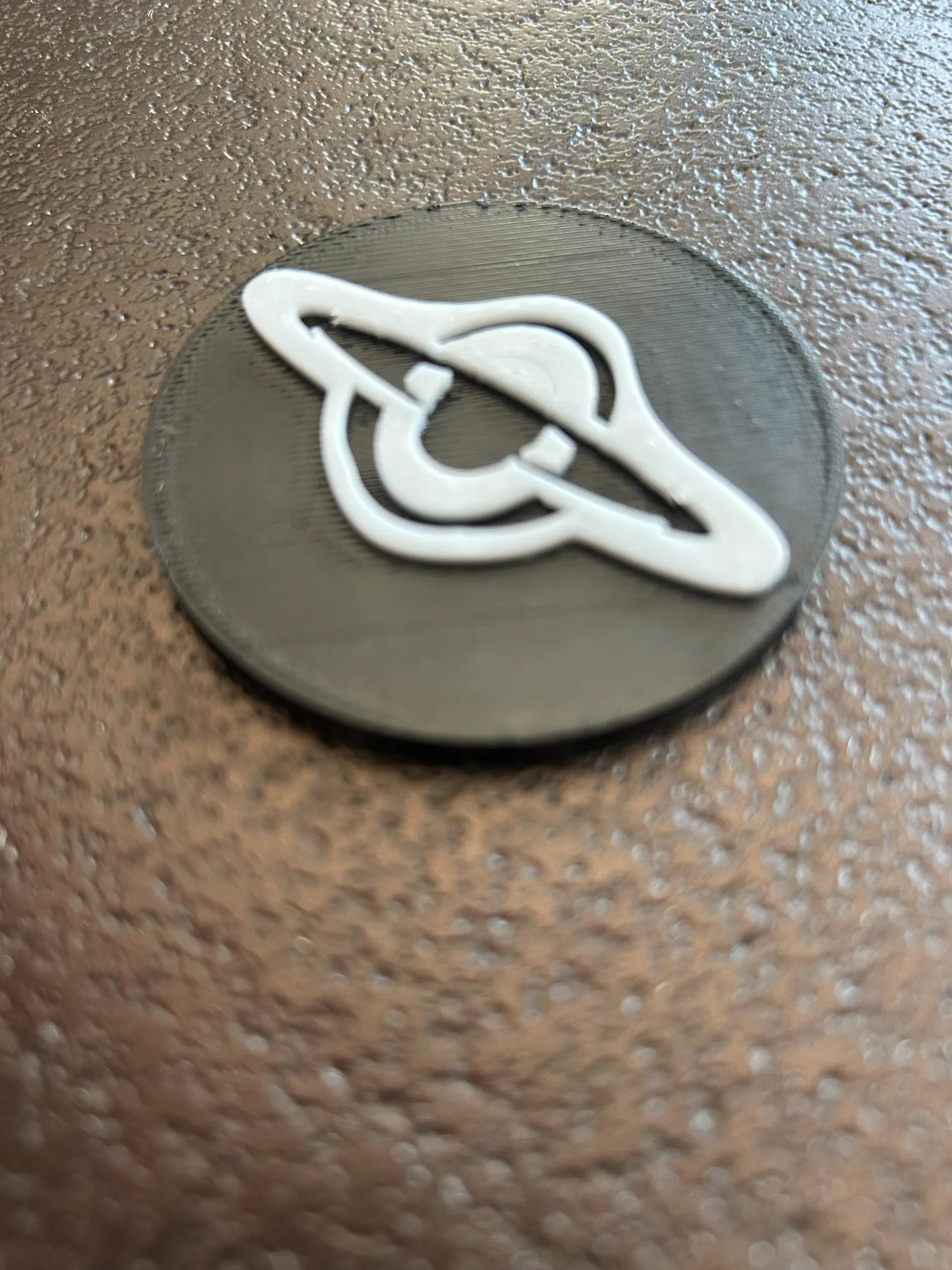 3D Printer Files | 3MF File | black hole coin with stand | Creality Cloud