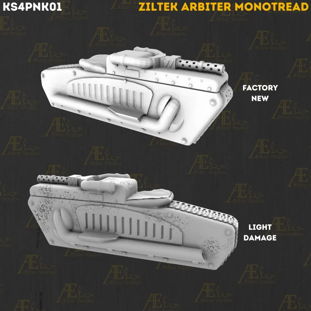 Other STL Download - KS4PNK01 - Ziltek Arbiter Monotreadby Aether Studios