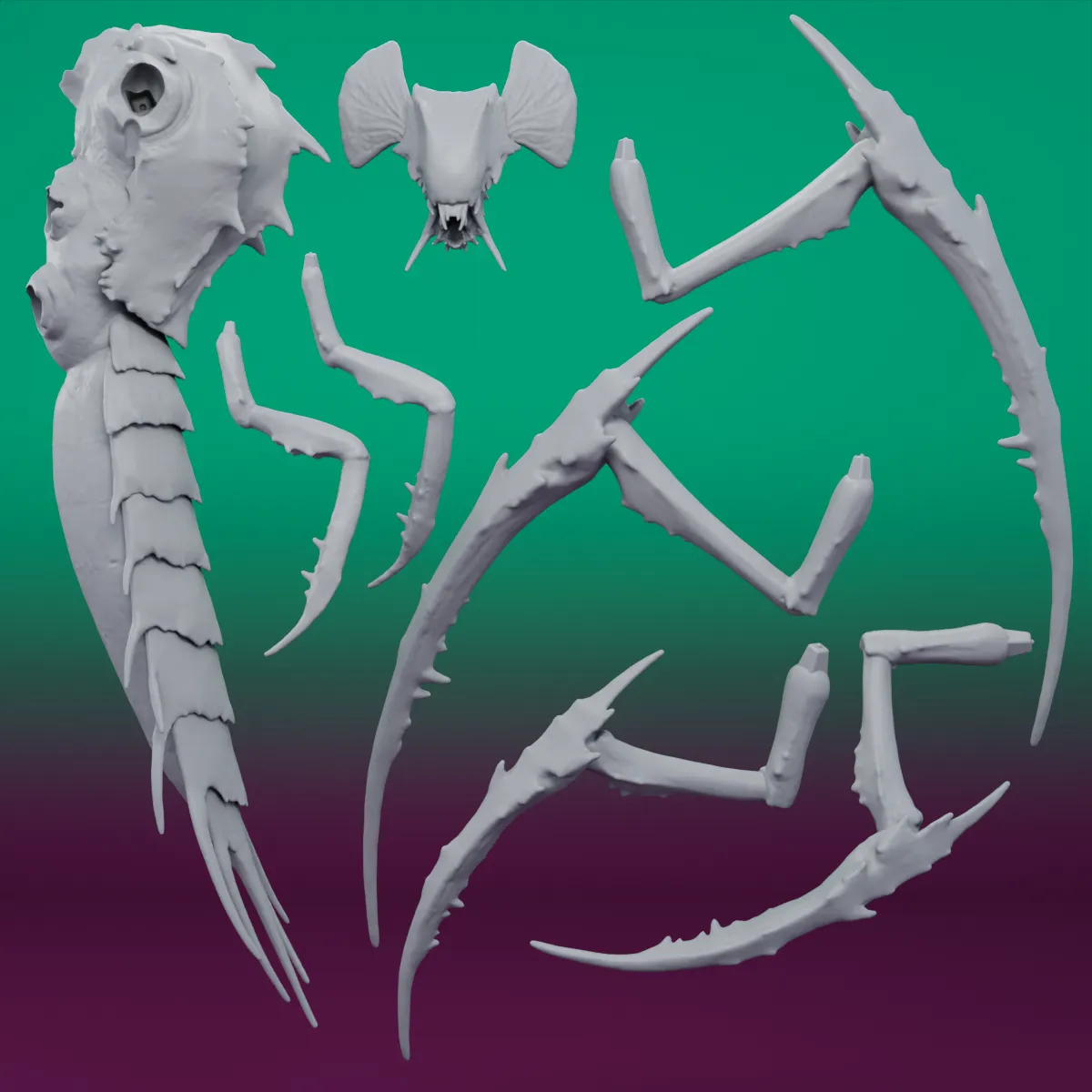 TERMINID SHRIEKER | HELLDIVERS 2 | FIGURINE IMPRIMABLE EN 3D | 3D ...