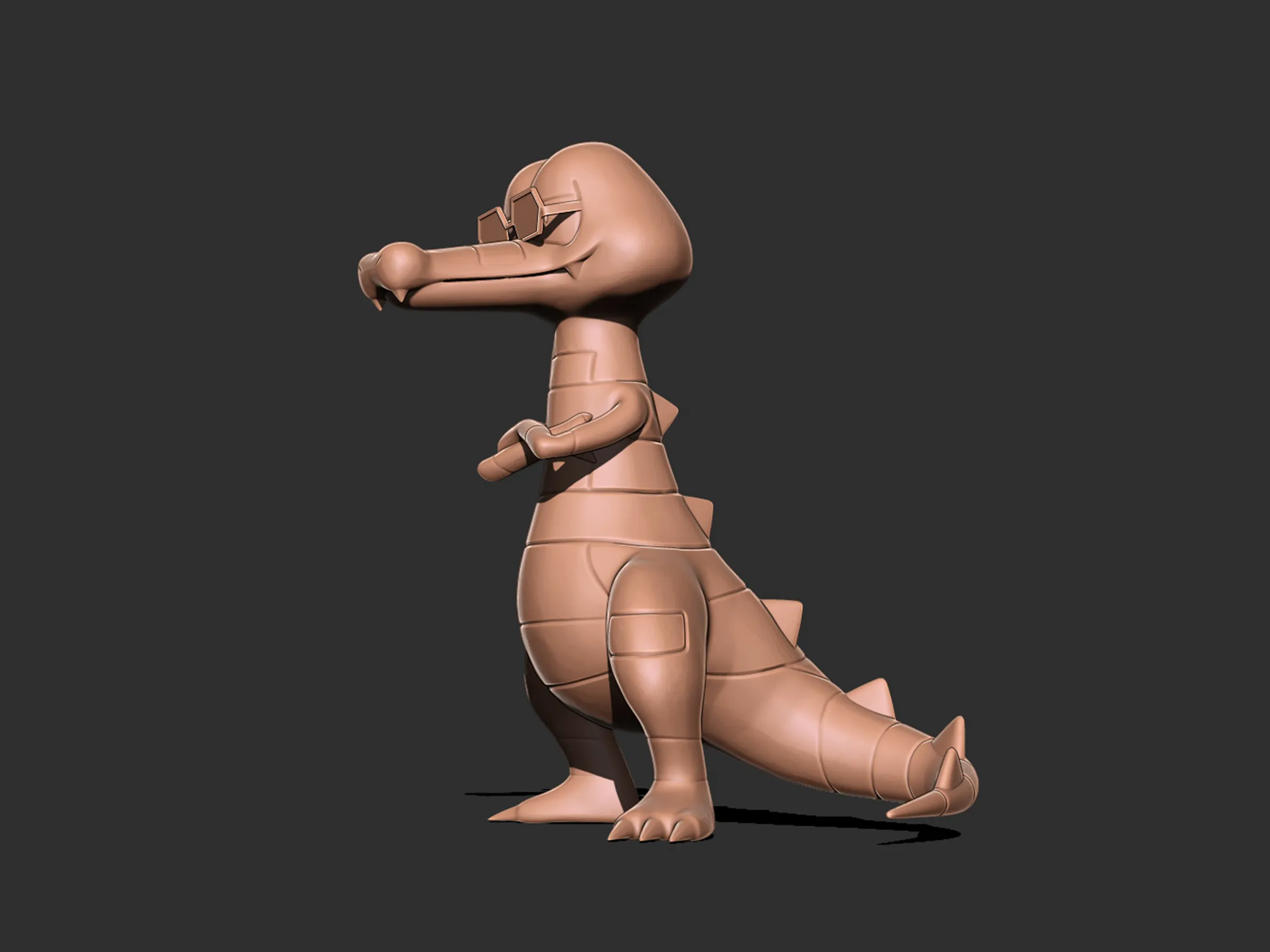 Characters & Creatures STL Download - Krokorok Pokemon 3d print modelby Hanma3D