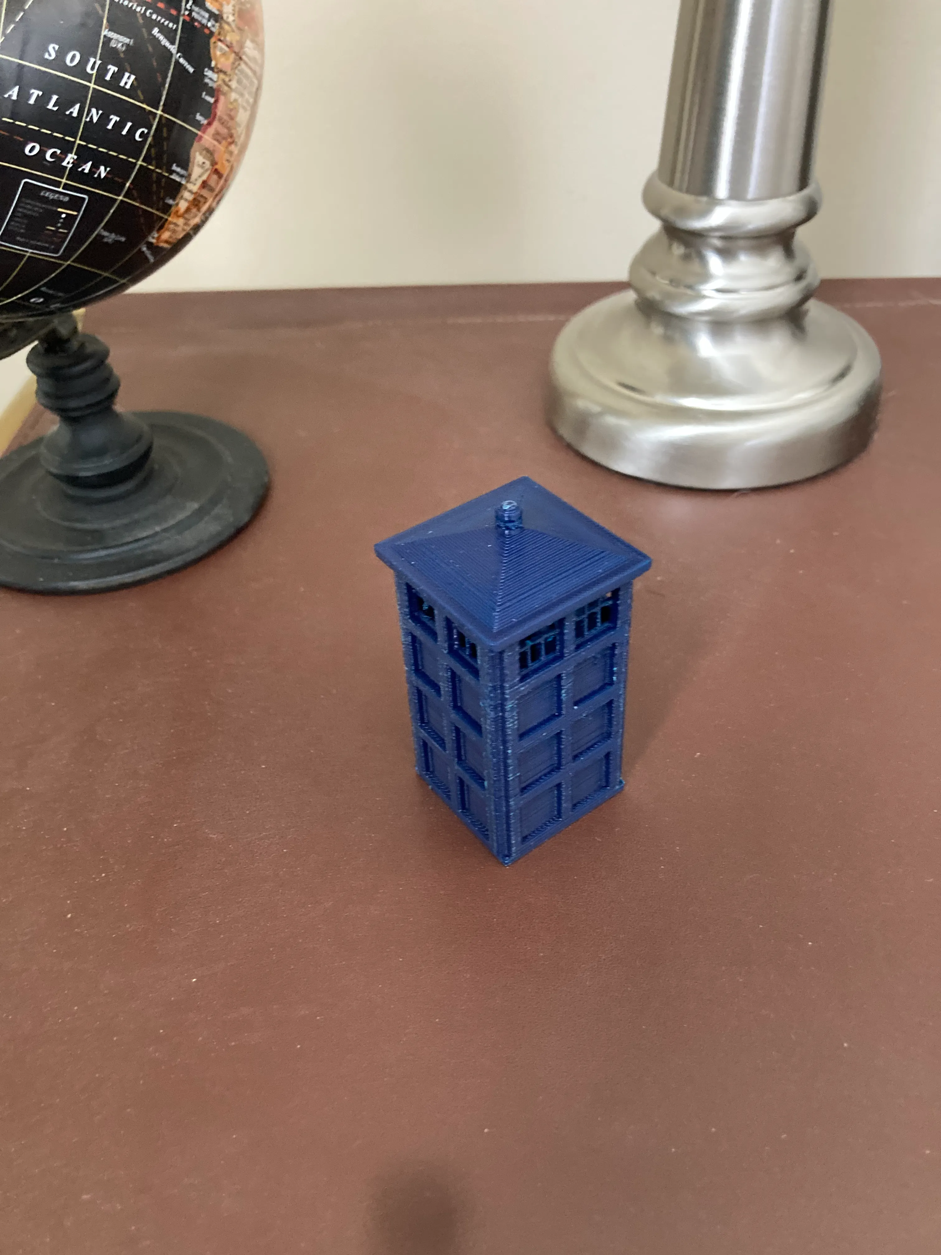 Free Props & Terrain STL Download - TARDIS Figurineby Just A Fan