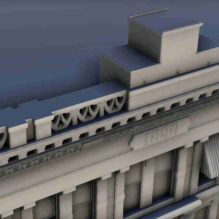 Retro building 6 - scenery warhammer miniatures ww2 tabletop | 3D ...