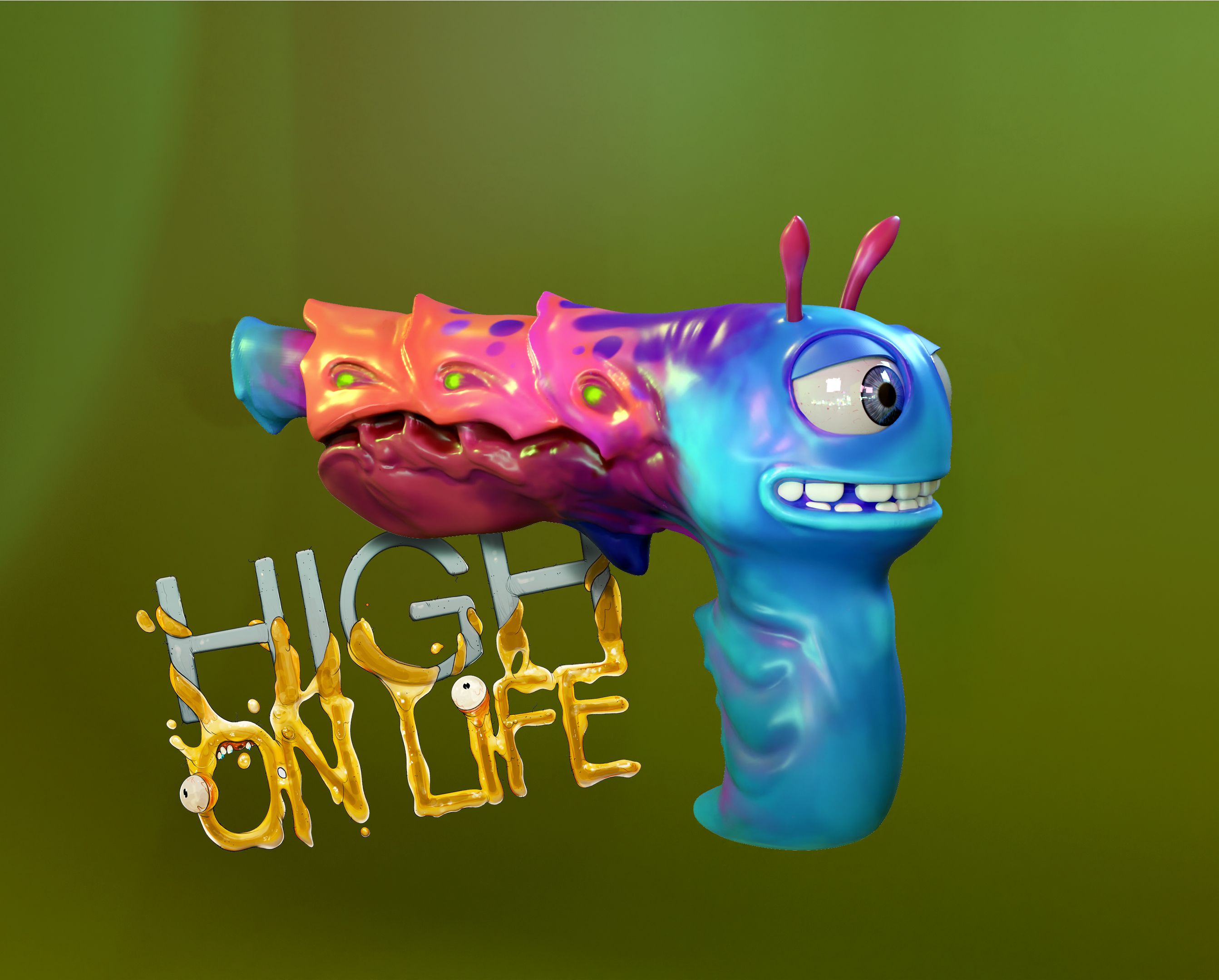 HIGH ON LIFE GUN | 3D models download | Creality Cloud