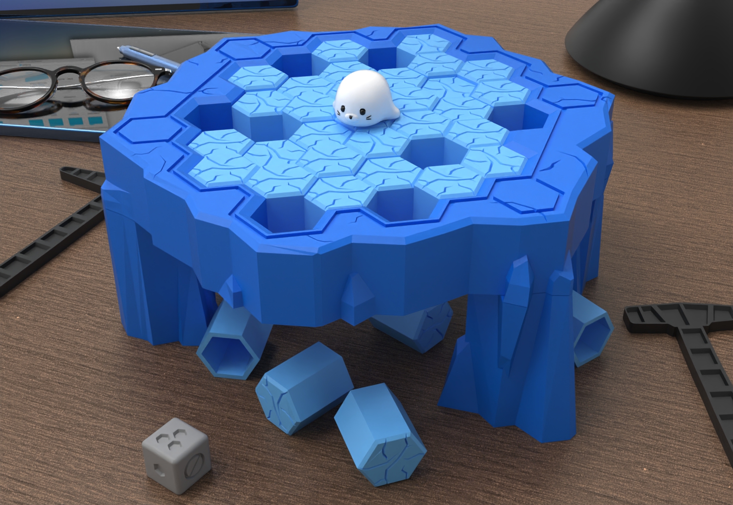 Don't Break The Ice Game - Ice Game Seals (Boardgame) | 3D models ...