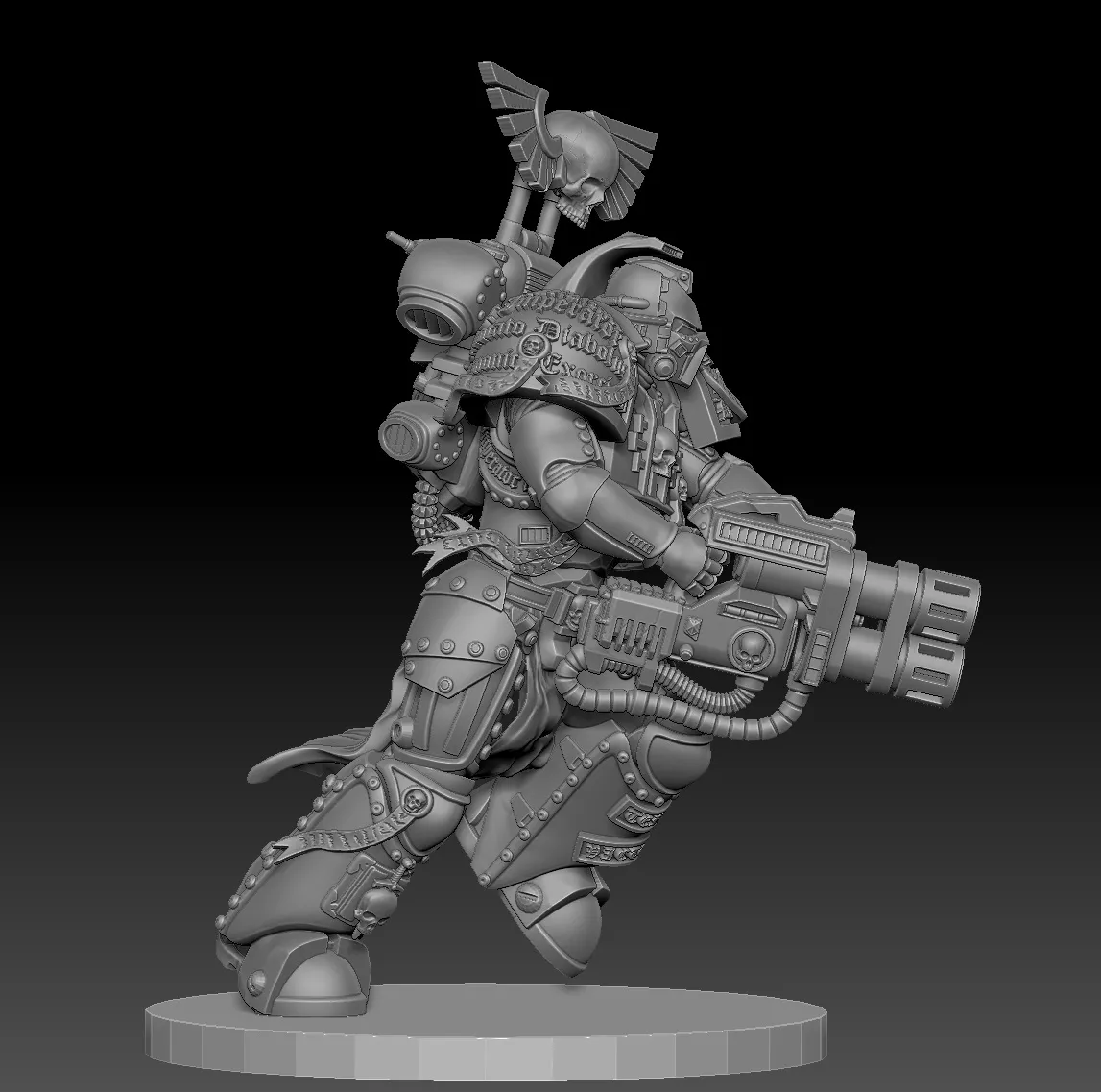 Characters & Creatures STL Download - Steel Sentinel 6by Silent Gil