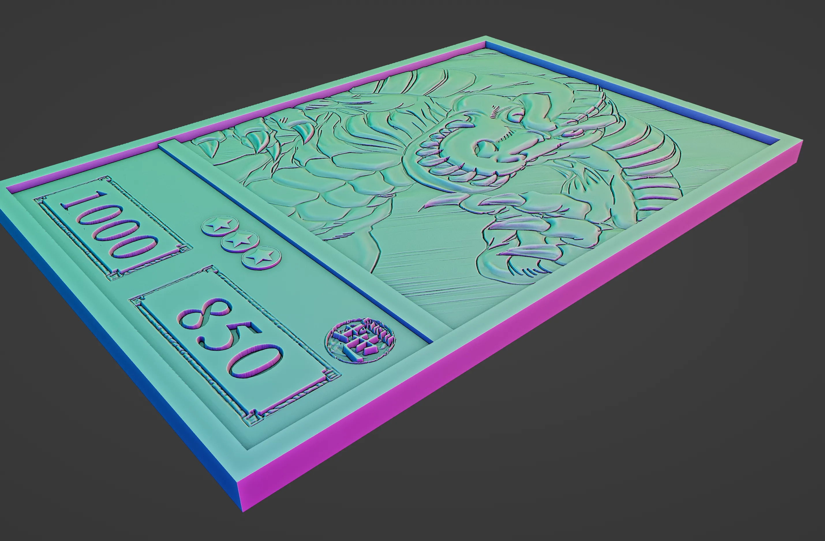 ANTHROSAURUS - YU-GI-OH! | 3D模型下载 | 创想云