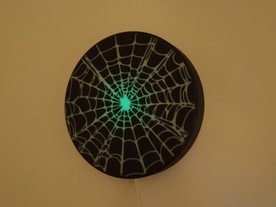 Halloween spider web lamp | 3D modeller indir | Creality Bulutu