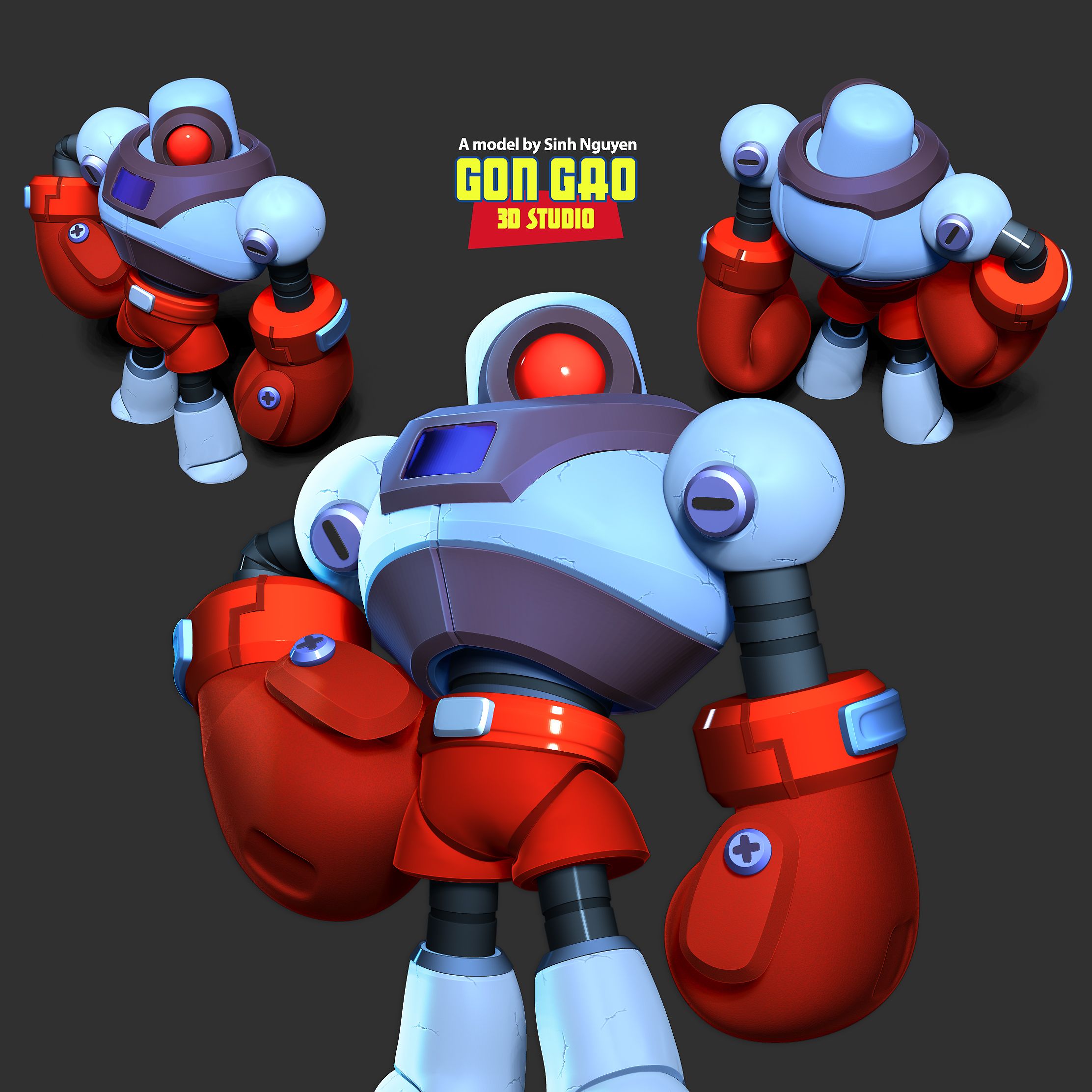 Melee Robot - Brawl Stars | 3D models download | Creality Cloud