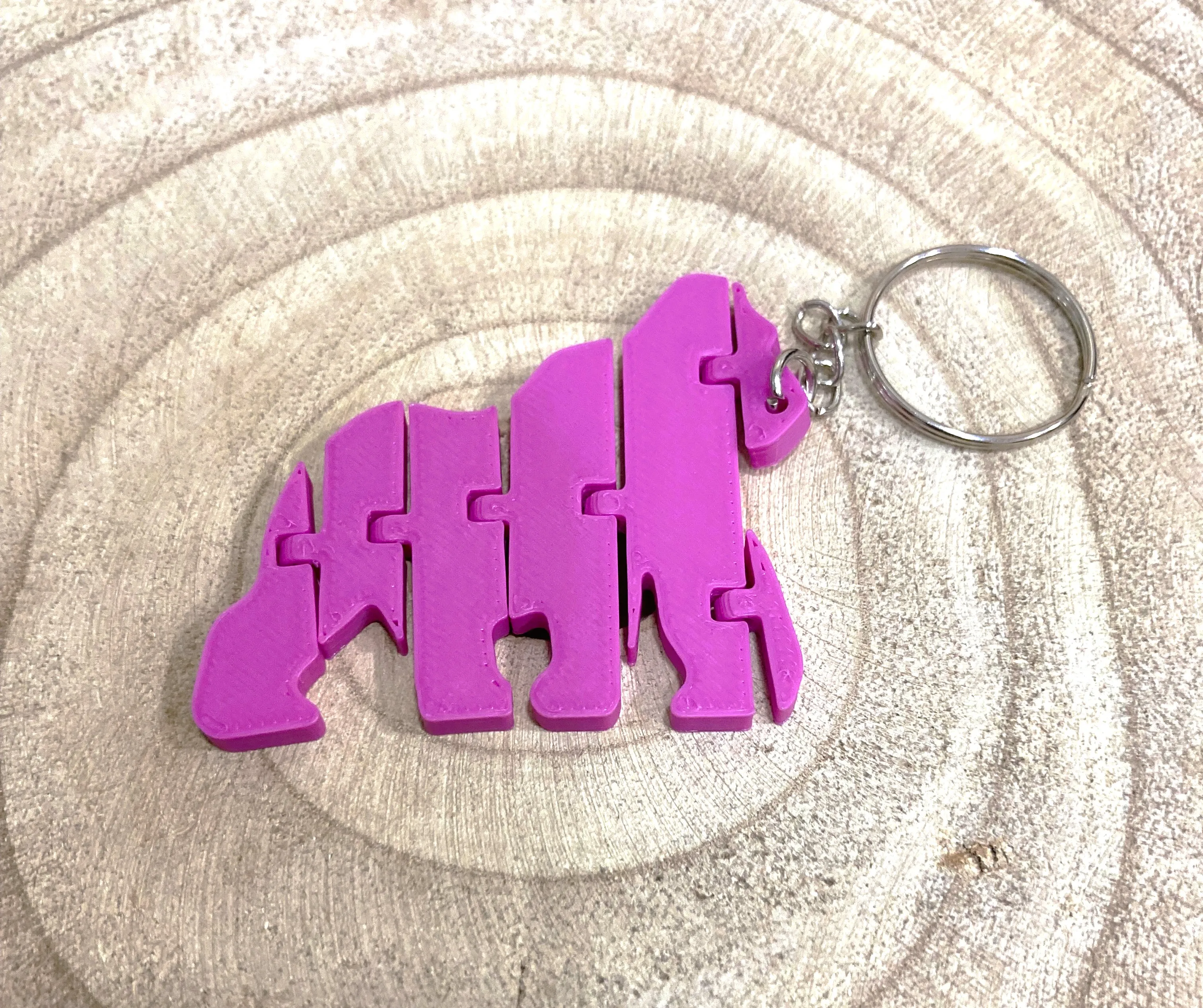Board Games & Card Games STL Download - Articulated gorilla keychain ...