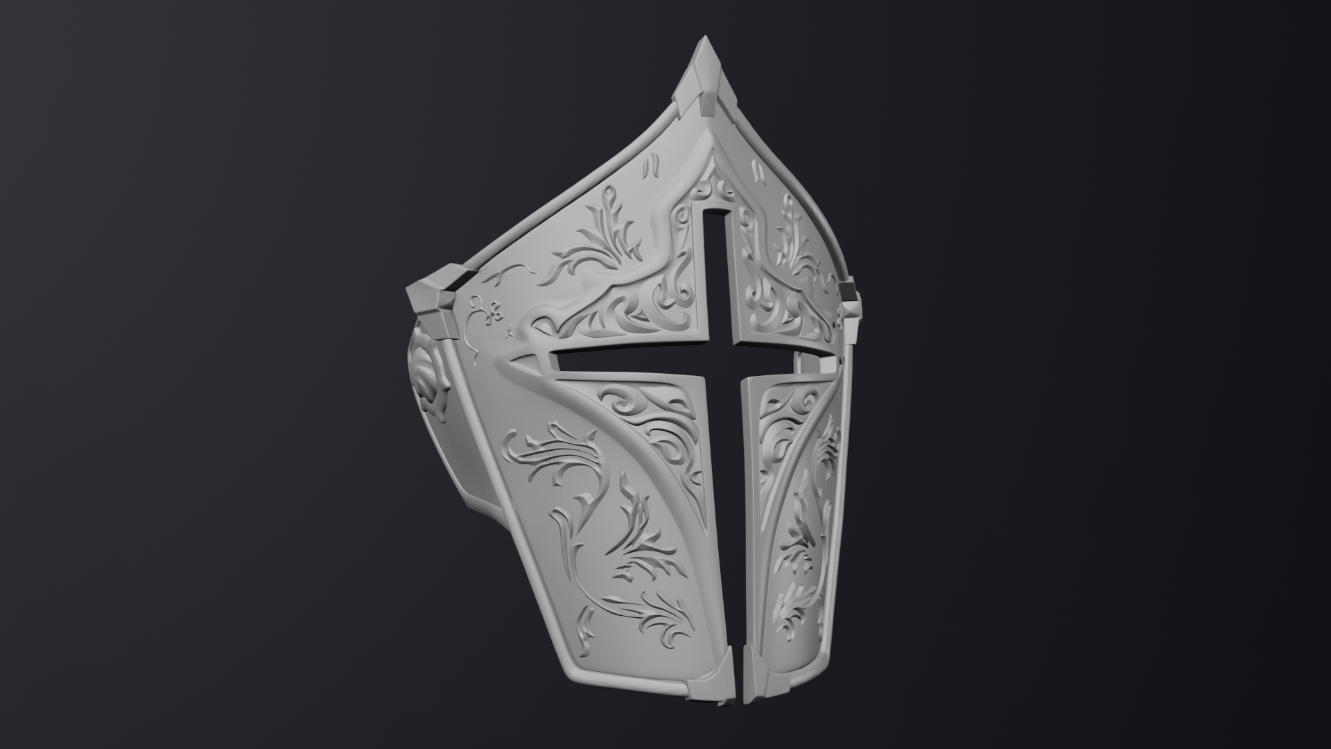 Plague Tale Innocence - Lord Nicholas Helmet Visor | 3D models download ...